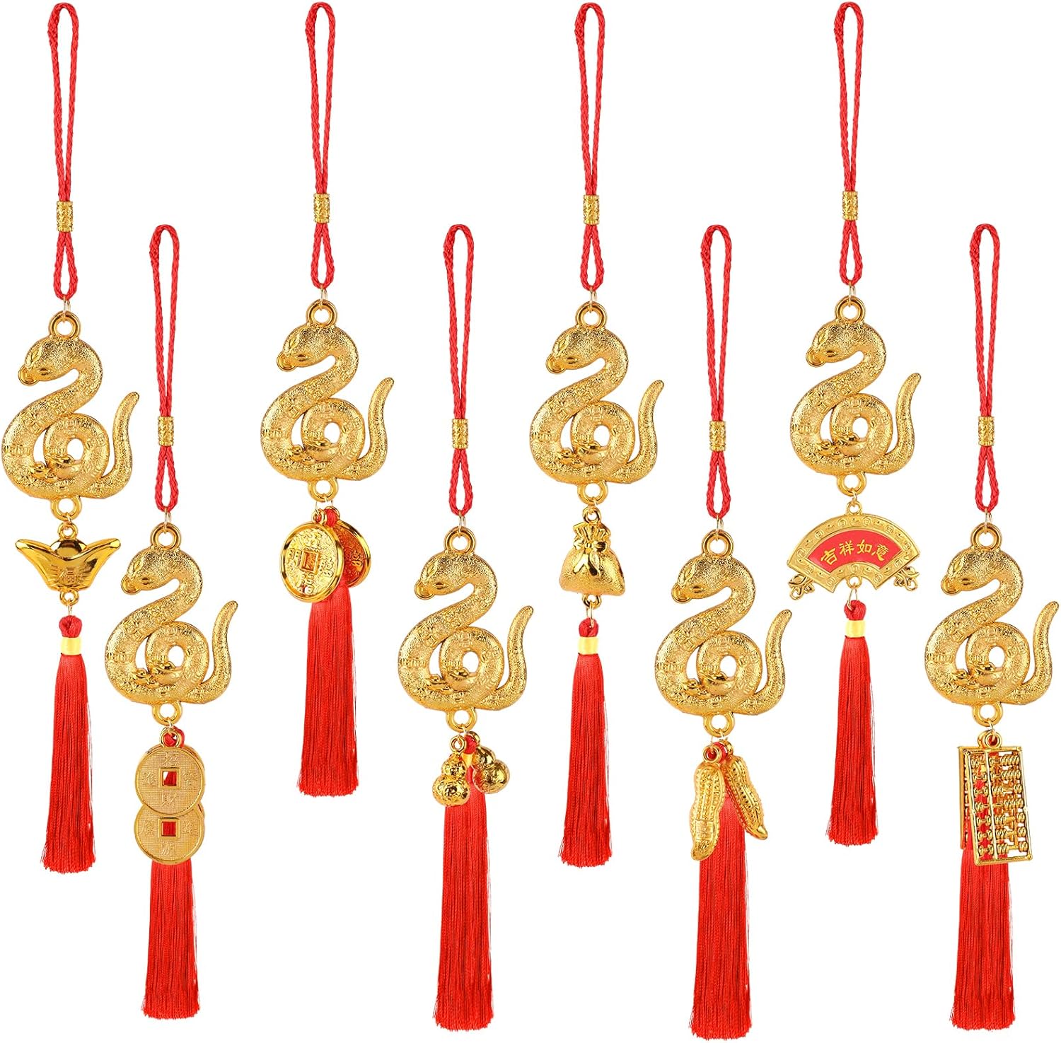 Amazon.com: 8 Pcs Chinese New Year Snake Decorations Lunar New Year ...