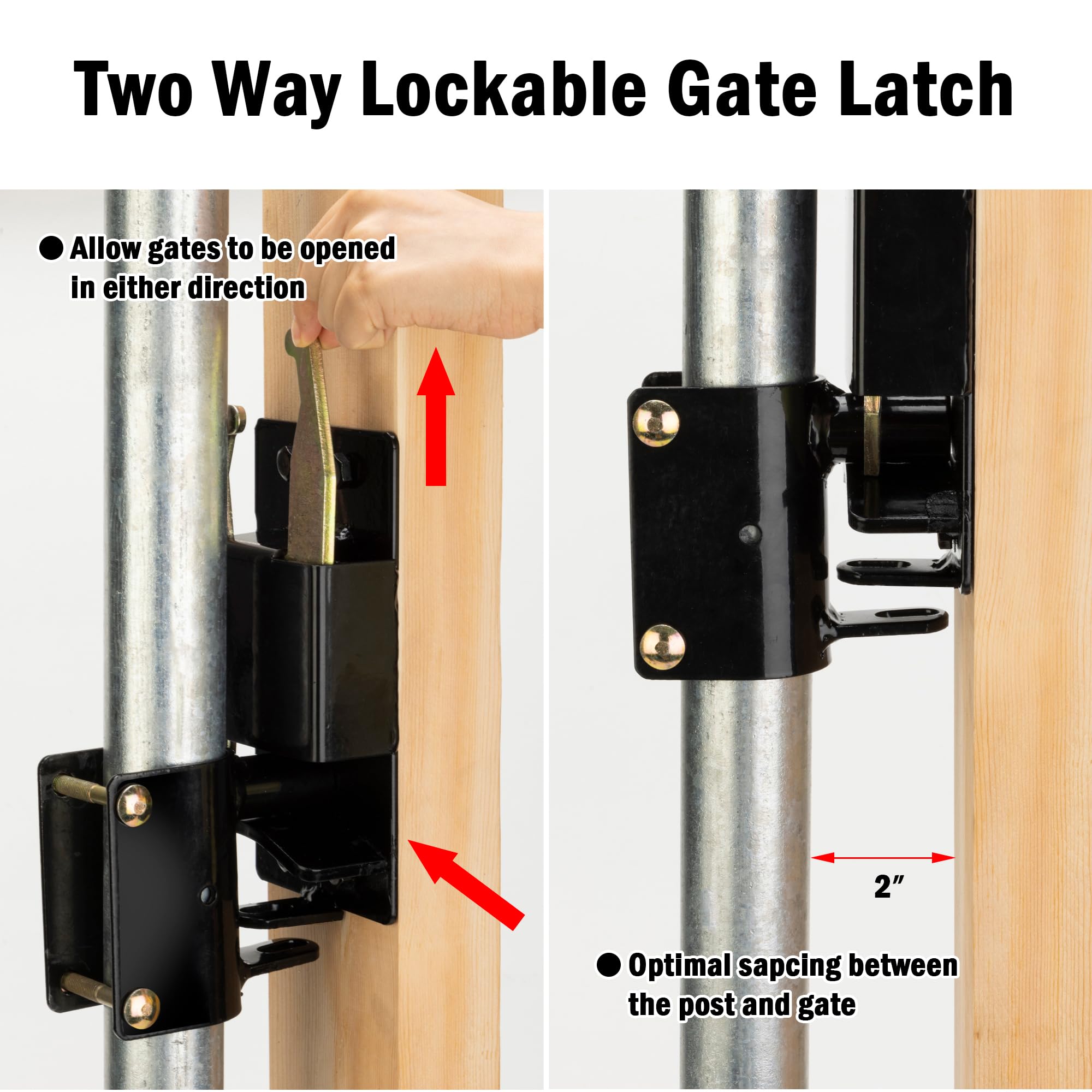 Double Gate Latch Cattle Gate Latches