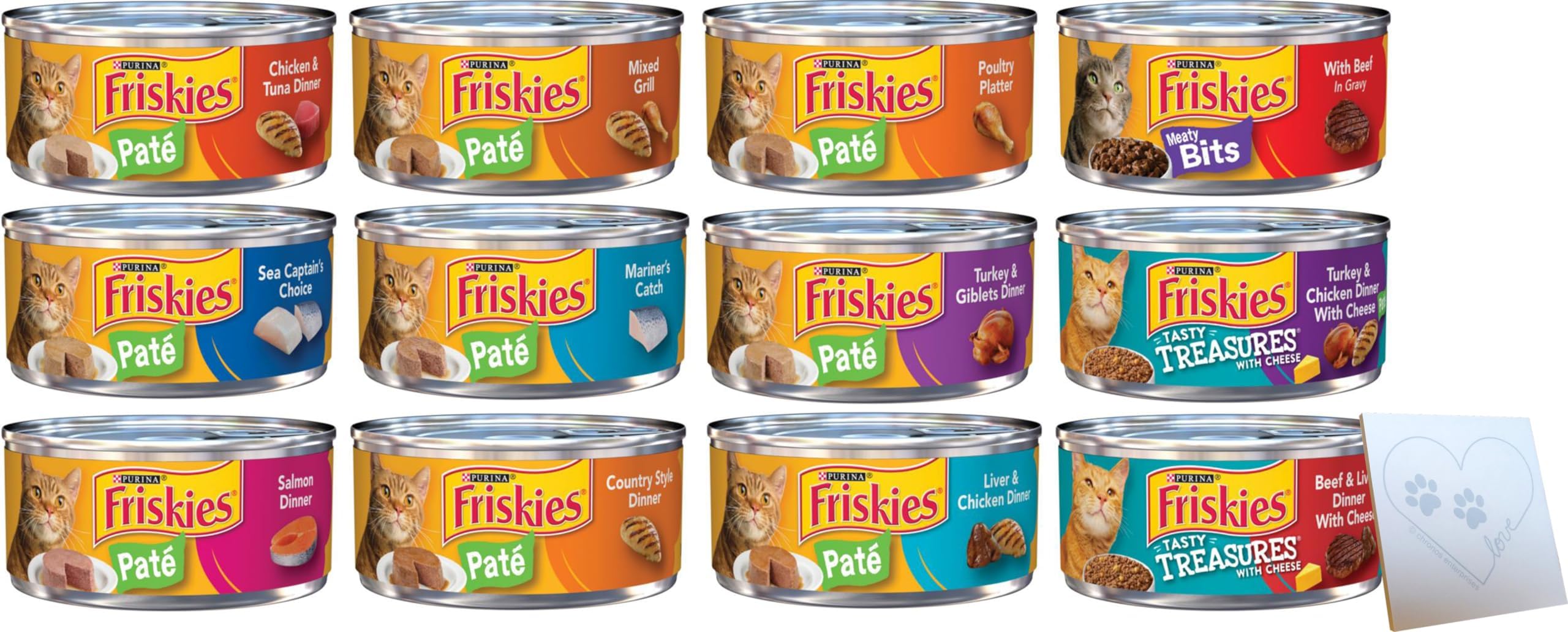 Amazon.com : Purina Friskies Indoor Cat Food Pate Chicken Dinner With ...