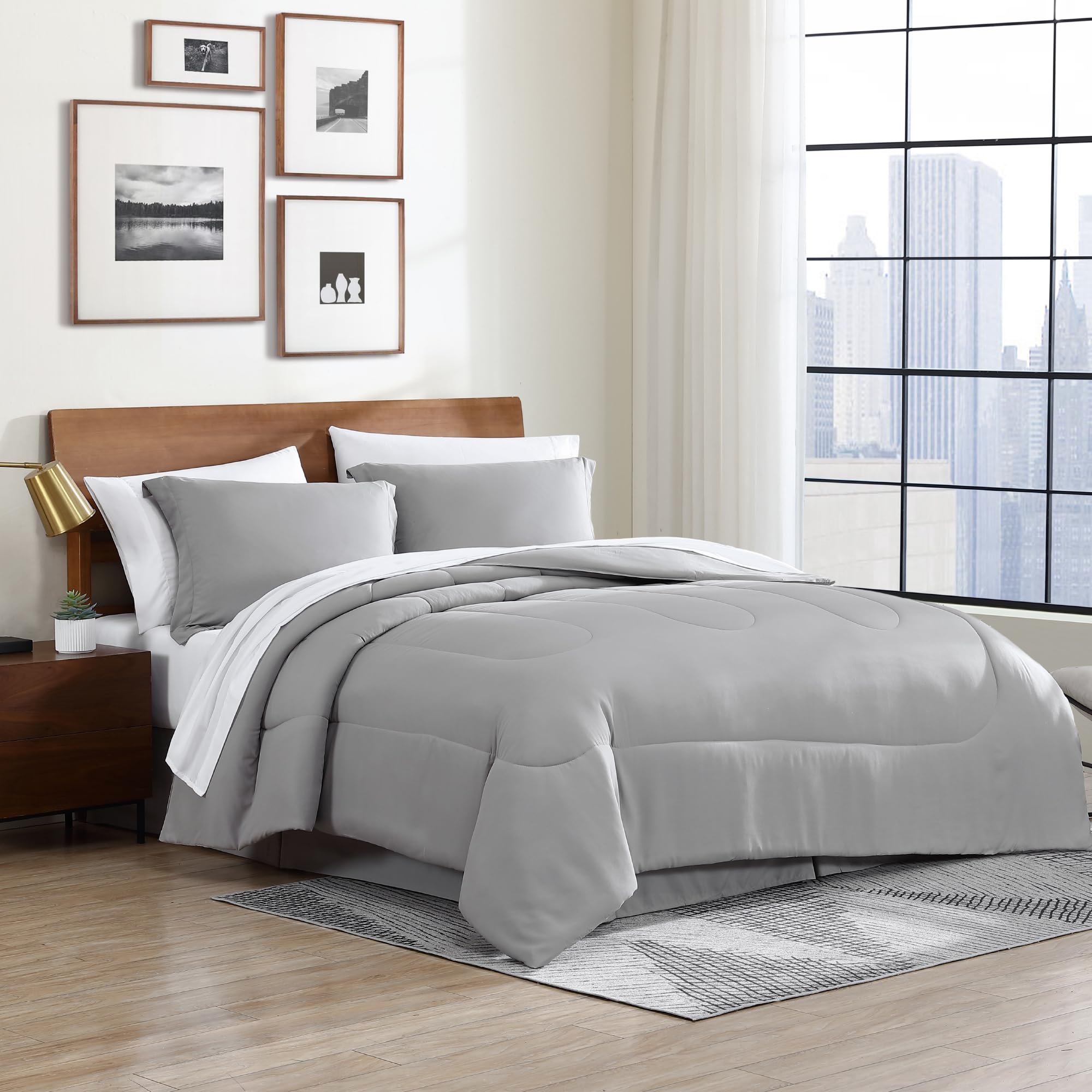 Amazon.com: Cathay Home Basic Bedding Home Essential Ultra Soft Light ...