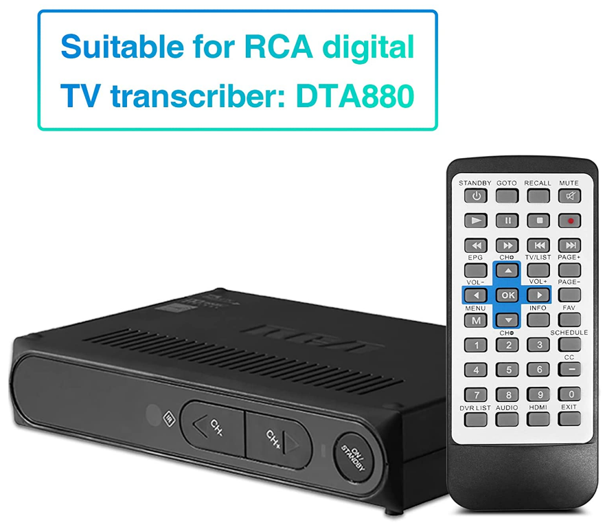 Watch DTA880 Remote Control for RCA Digital TV Converter Recorder on ...