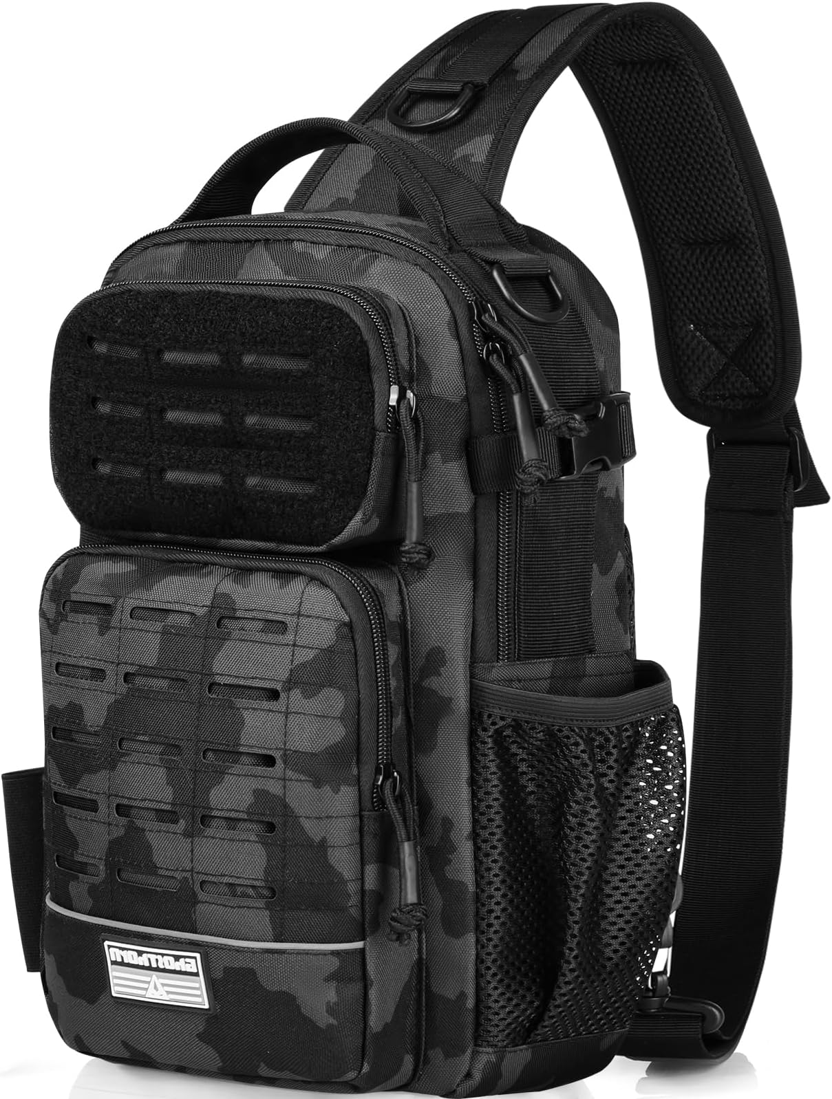 Amazon.com: Rabjen Fishing Backpack Tackle Sling Bag – Lightweight ...