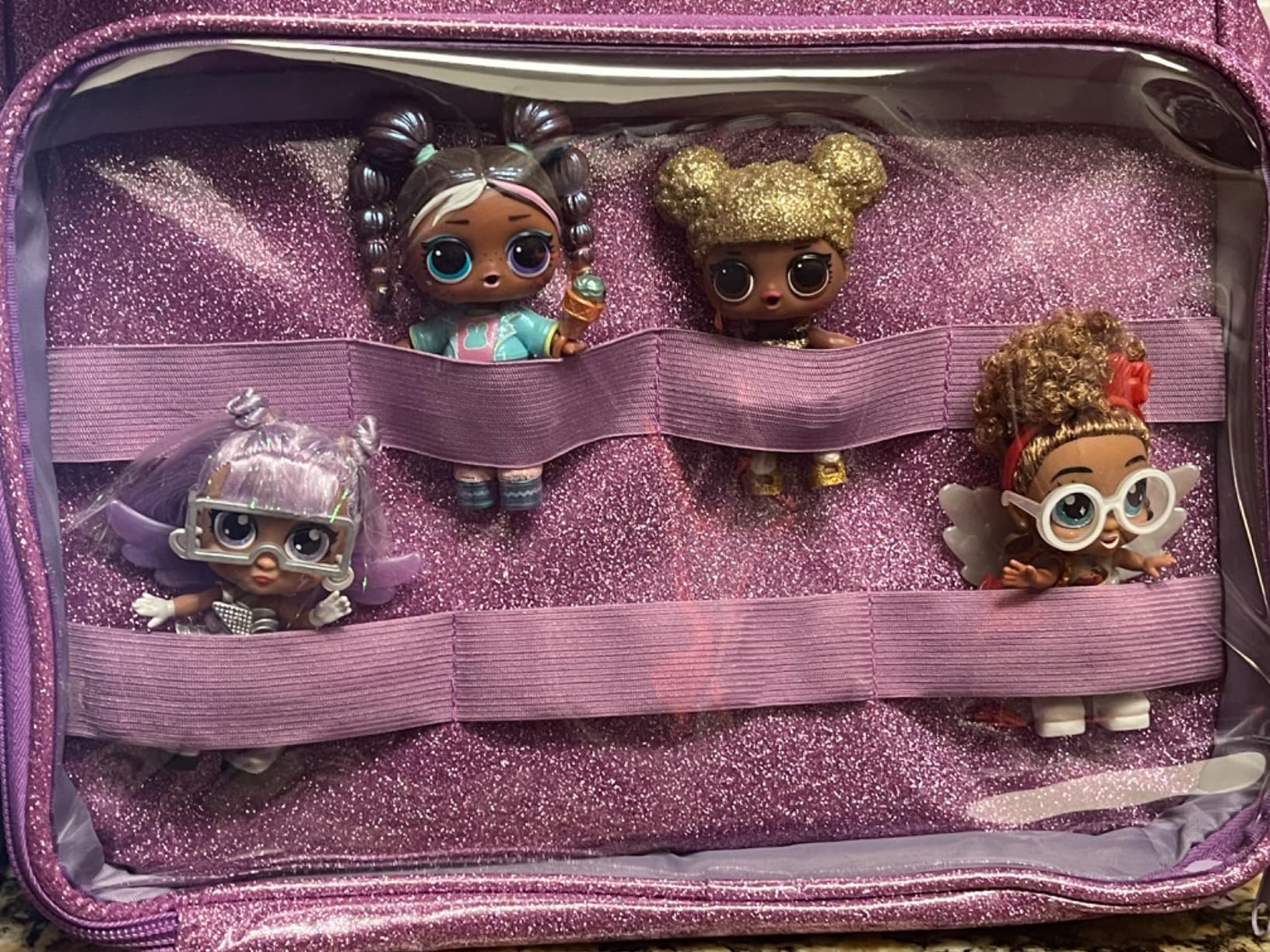 Amazon.com: TUEGHER Doll Tote Carrying Case Compatible with LOL ...