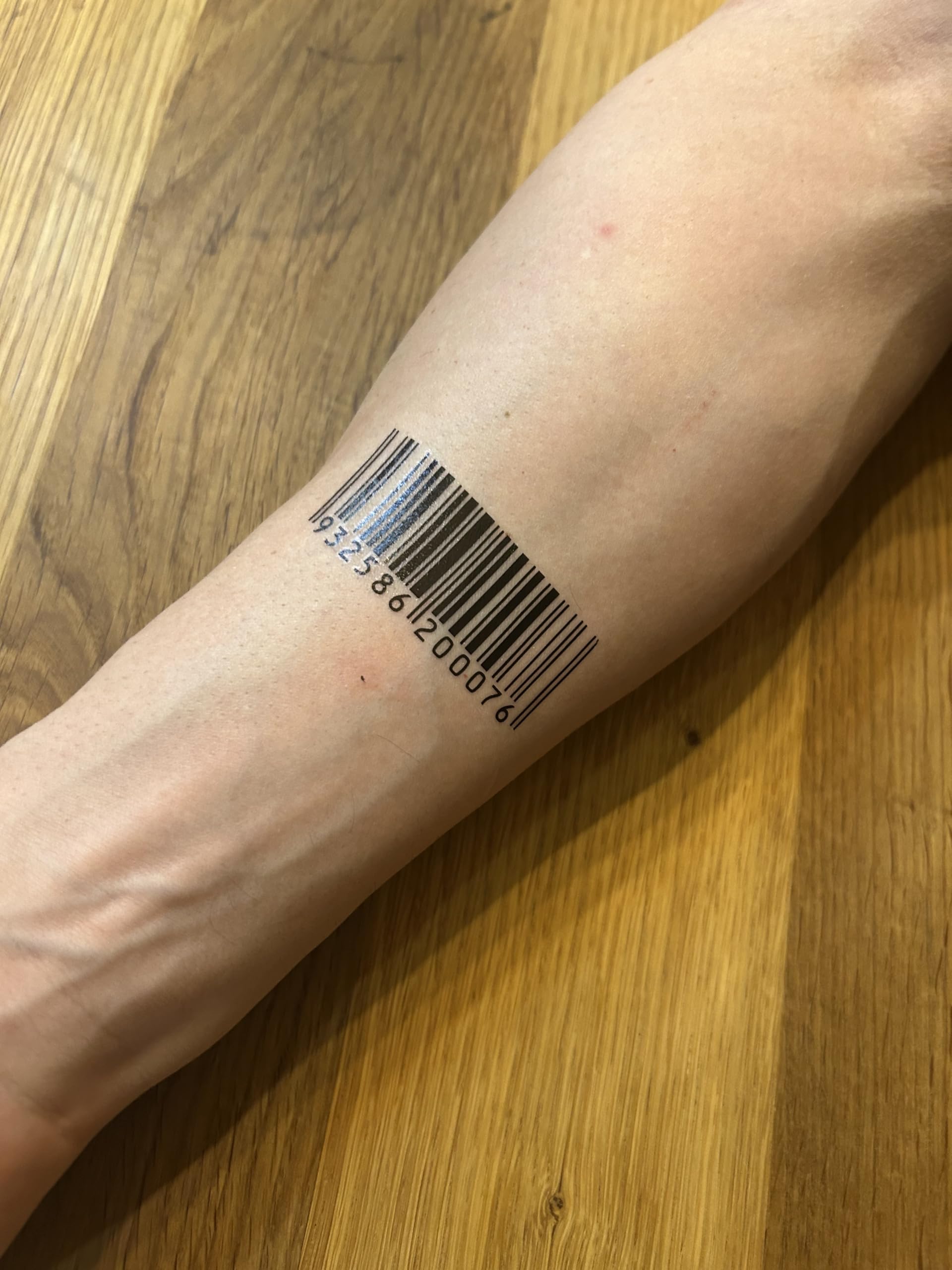 Barcode Fake Tattoos Buy Creative Wrist Body Love Qr Code Fake Tattoo
