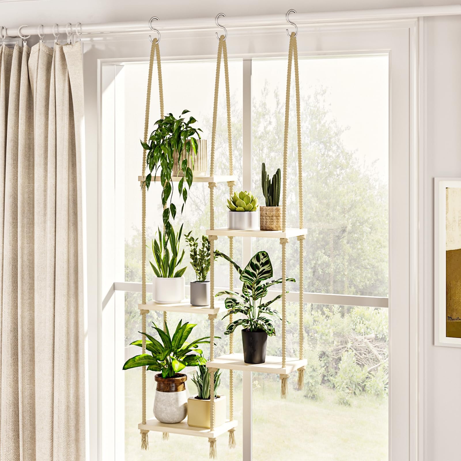 Amazon.com : mekueeex 2-Pack Acrylic Window Plant Shelves with Suction ...
