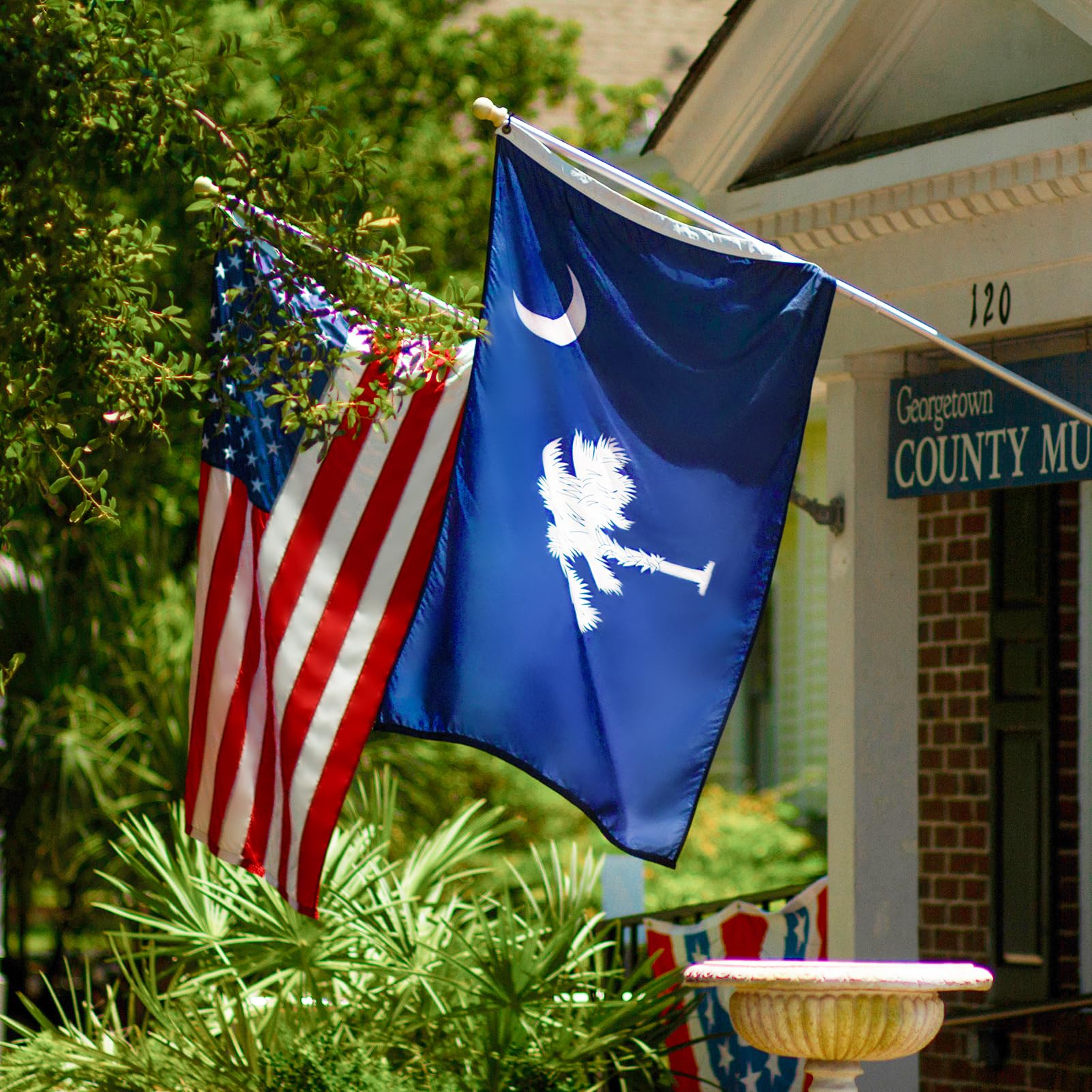 Snapklik.com : South Carolina Flag 3x5 Outdoor - Heavy Duty Nylon South ...