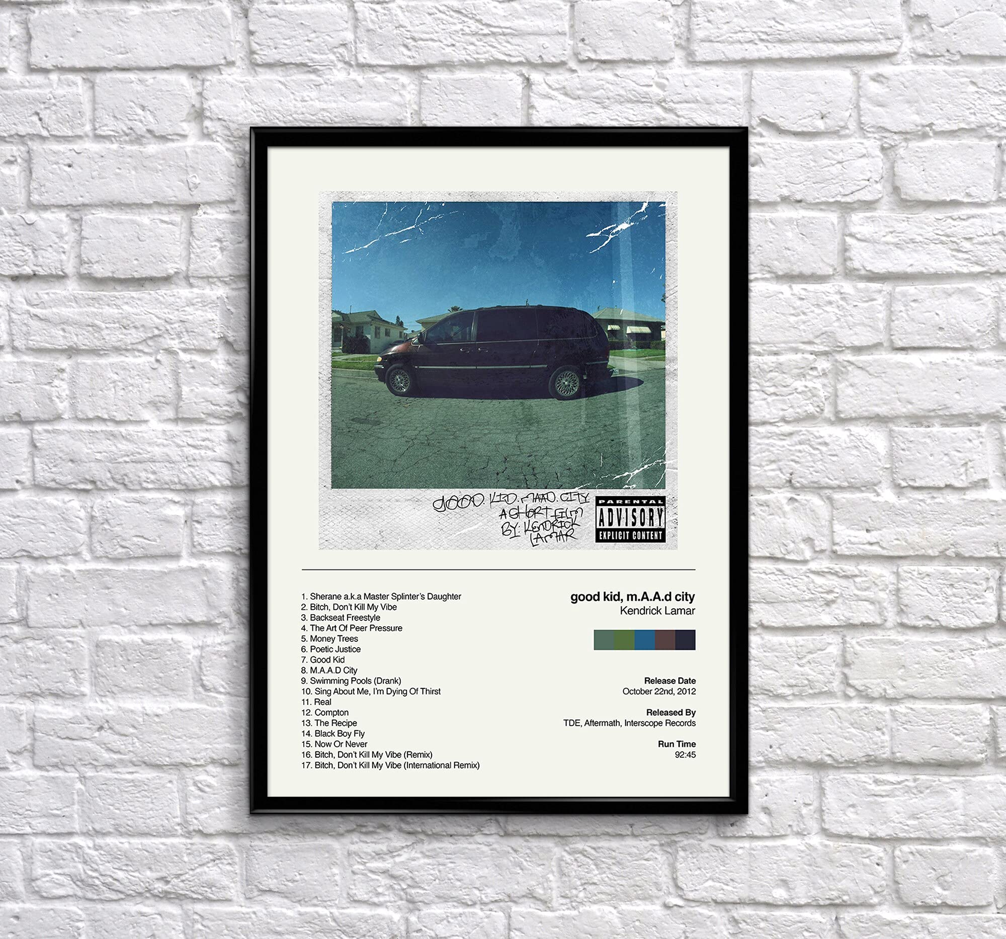 Buy Kendrick Lamar | Good Kid, M.A.A.d City Album Cover | Music Online ...