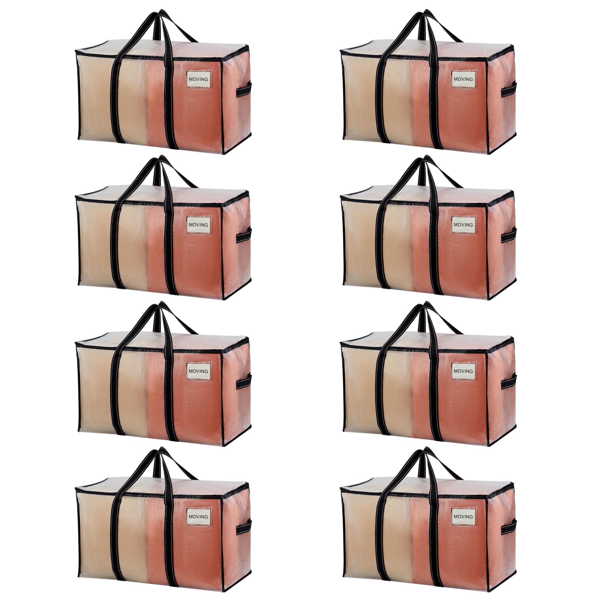 Snapklik.com : VENO 8 Pack Moving Bags, Heavy Duty, Moving Boxes ...