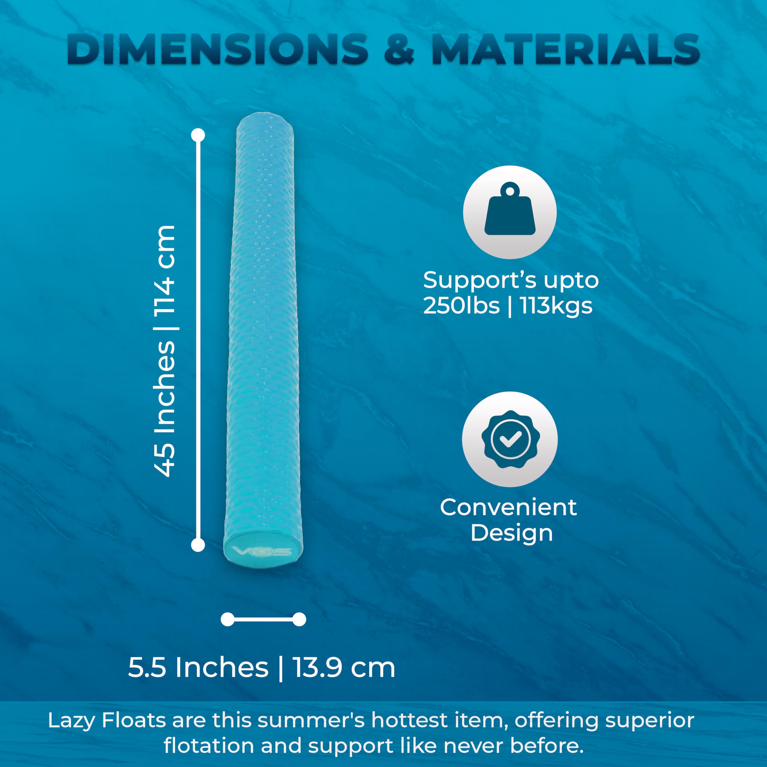 Snapklik.com : Mega Noodle Premium Foam Pool Noodles For Swimming ...