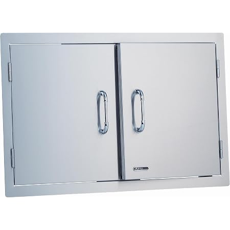 Amazon.com : Bull Outdoor Products 56985 Double Drawer, Stainless Steel ...
