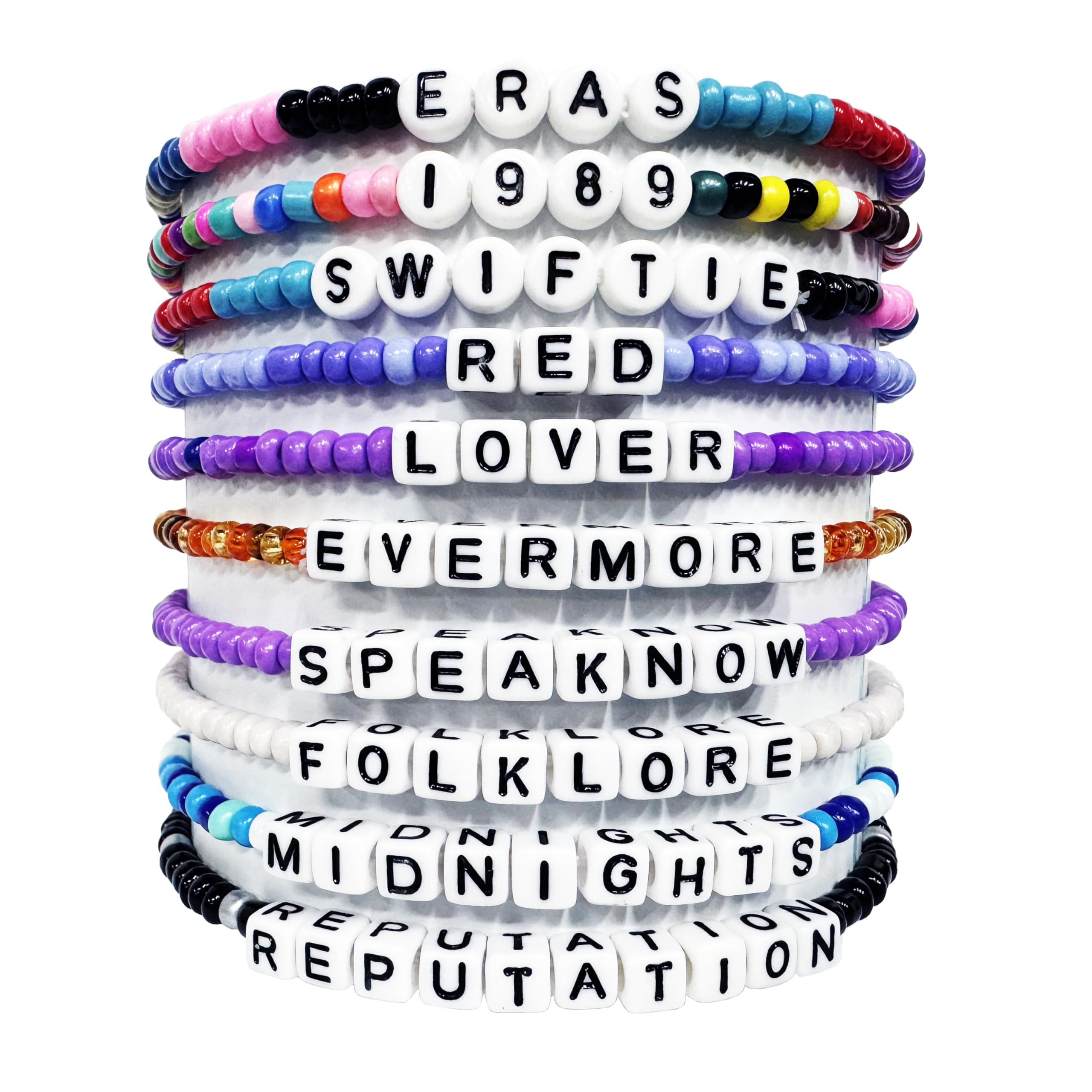 Amazon.com: KmoNo Set of 10 Inspired Bracelet for Women Outfit Music ...