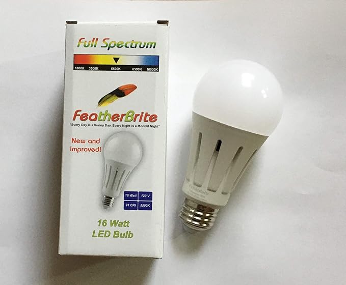 Amazon.com: not branded FeatherBrite 16w LED Full Spectrum Bulb ...
