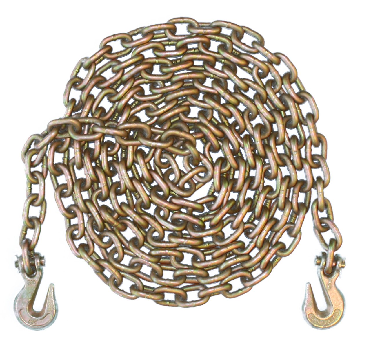 Advantage Rigging - 3/8" - Grade 70 Binder Chain - Grab Hooks - 16 ...