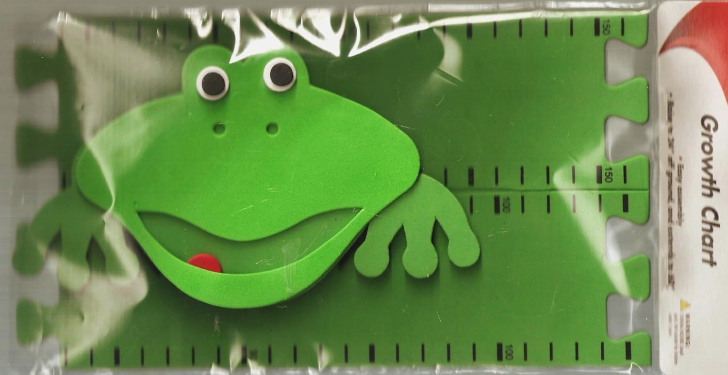 Amazon.com: New Green Frog Growth Chart Keeps Track of Children's ...