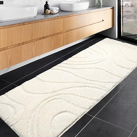 Amazon.com: DEXDE Bathroom Rugs Runner 24 x 60 Inch, Extra Long ...
