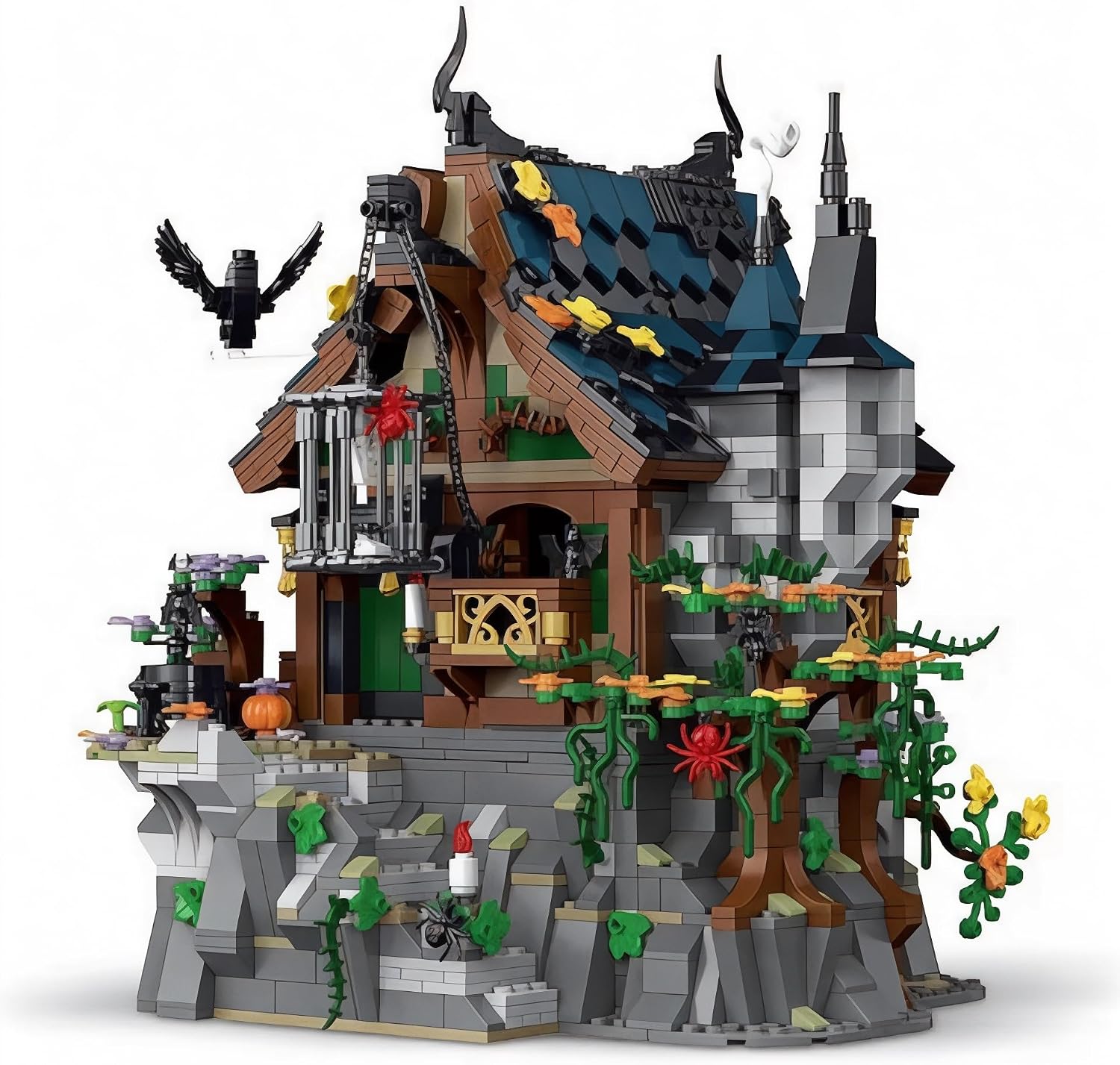 Amazon.com: General Jim's The Witch House Modular Halloween Spooky City ...
