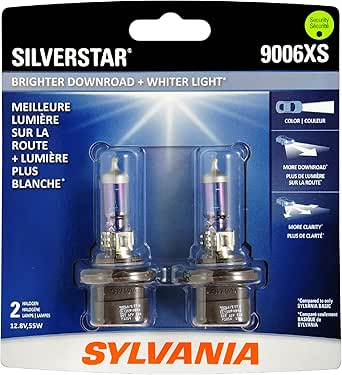 SYLVANIA - 9006XS SilverStar - High Performance Halogen Headlight Bulb ...