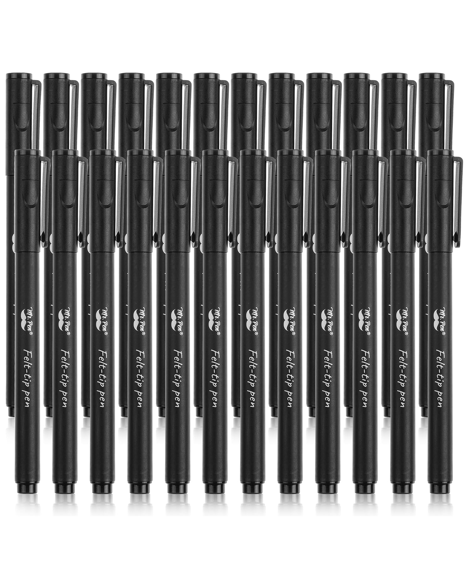 Amazon.com : Mr. Pen- Pens, Felt Tip Pens, Black Pens, Pack of 24, Fast ...