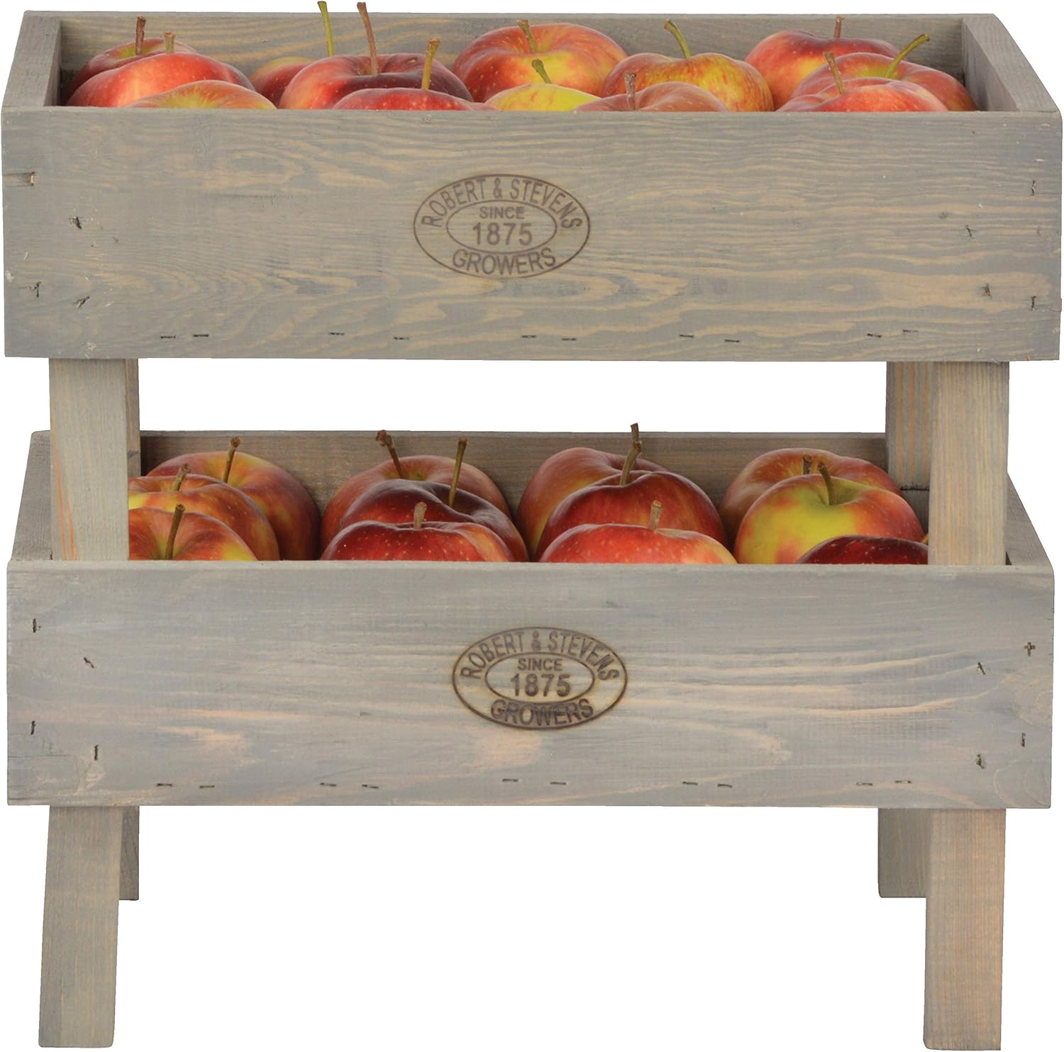 Amazon.com: Fallen Fruits Small Stackable Storage Crates FSC 100% ...