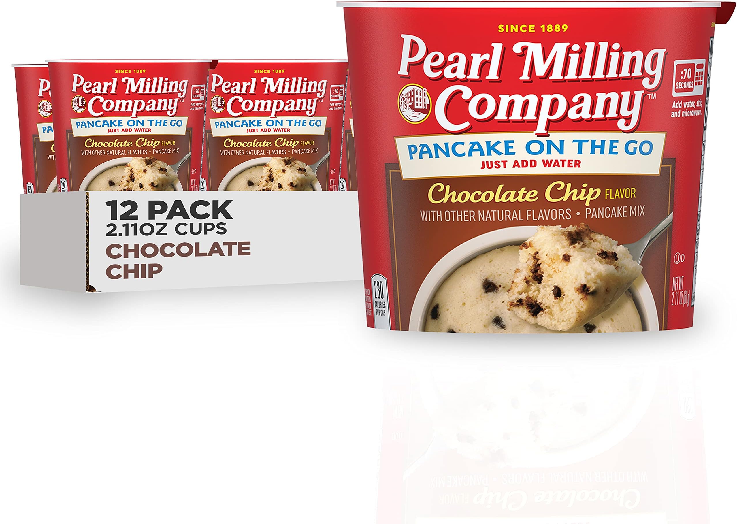 Amazon.com : Quaker Aunt Jemima Pancake Cups, 2 Flavor Variety Pack, 12 ...