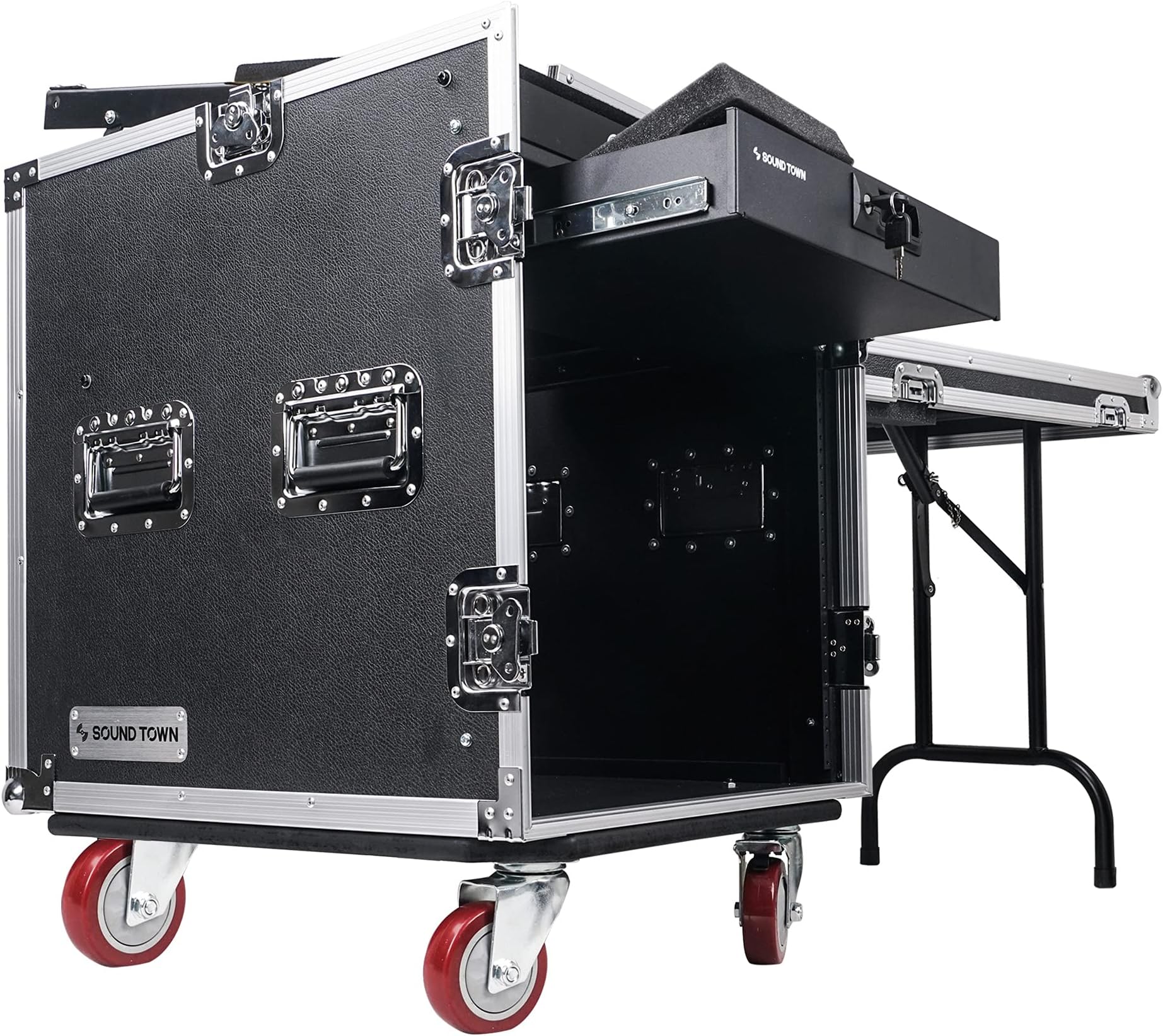 Amazon.com: Seismic Audio Speakers 16 Space Rack Case with 10 Space ...