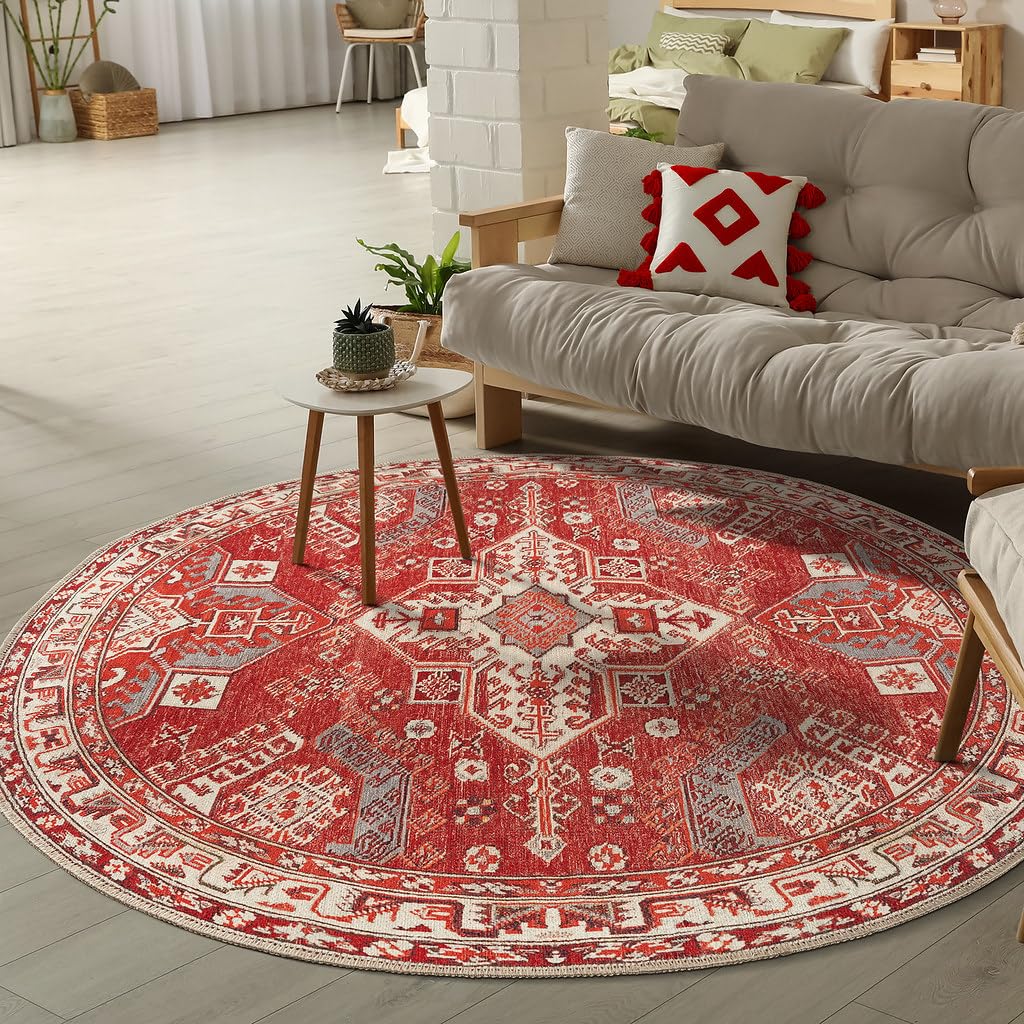Amazon.com: GLN Rugs Vintage Collection - Machine Washable Area Rug ...