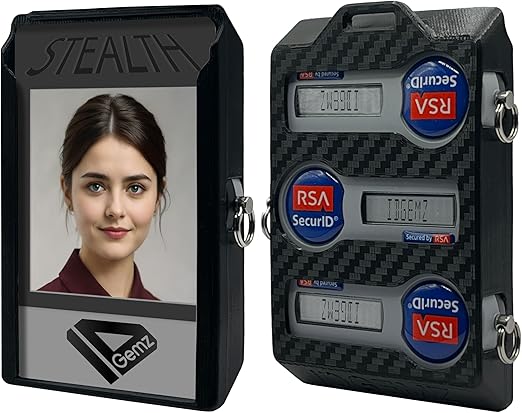 Amazon.com : IDGemz Badge Holder for RSA SecurID Tokens - Holds up to 3 ...