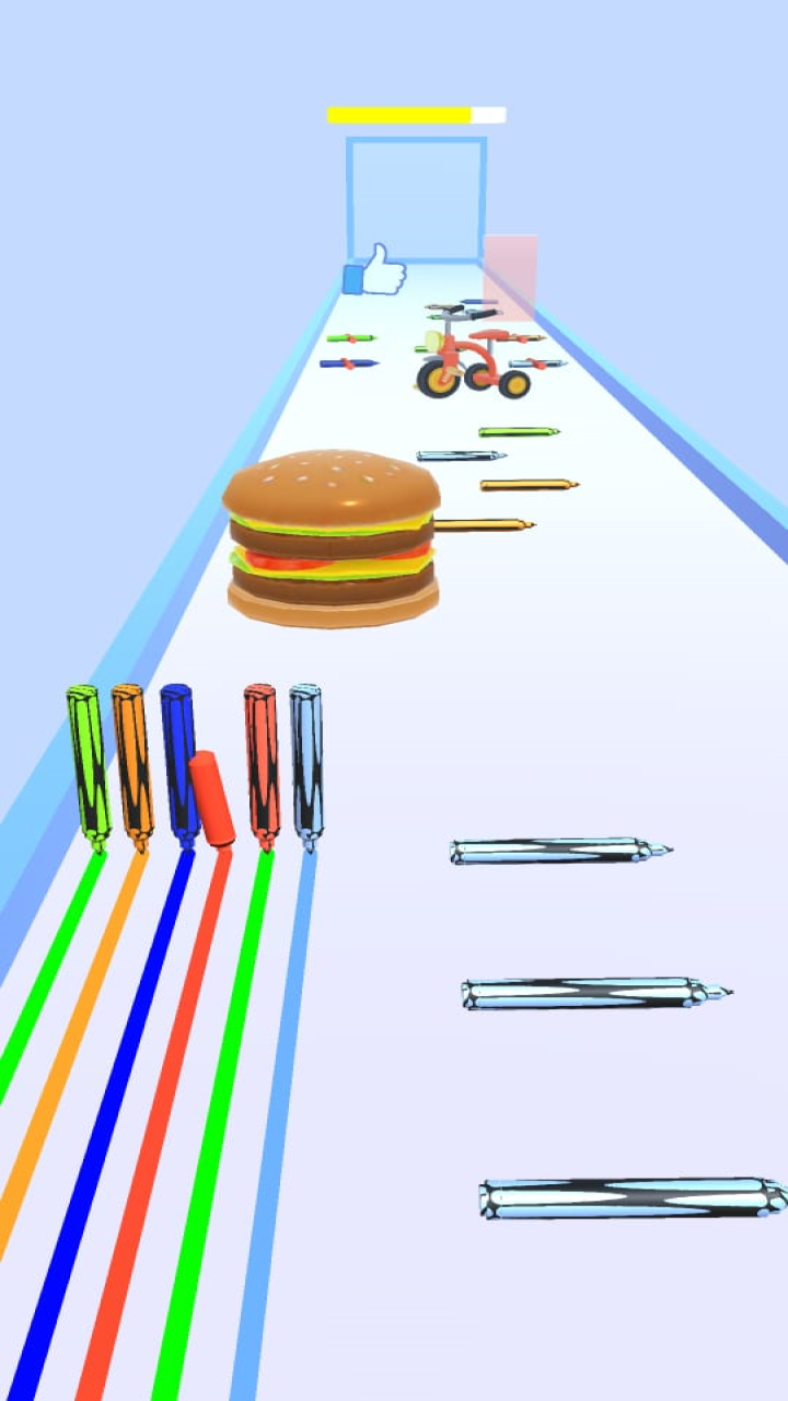 Color Pencil Rush Madness : My Pencil Run Coloring Games for Toddlers ...