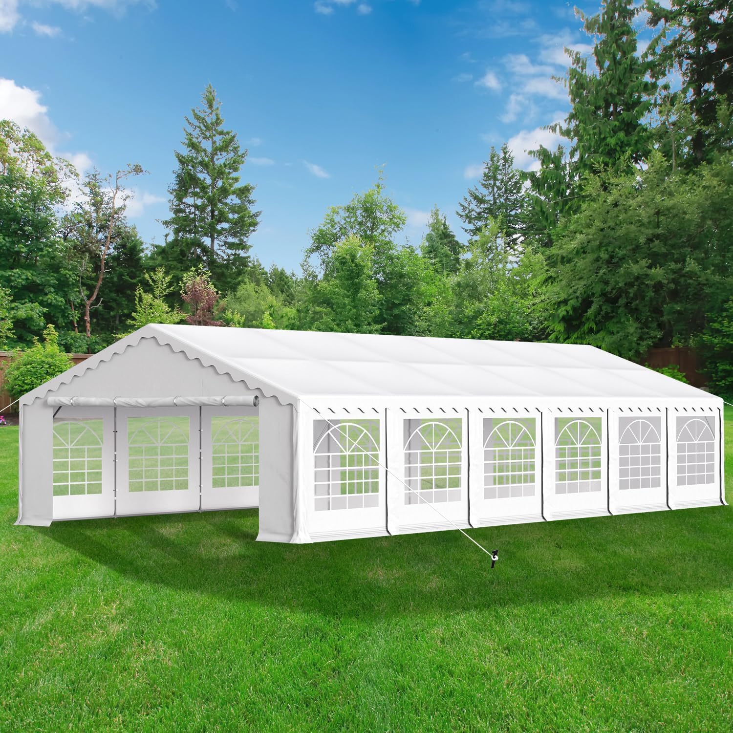 Amazon.com : PEAKTOP OUTDOOR 20'X40' Party Tent Heavy Duty Outdoor ...