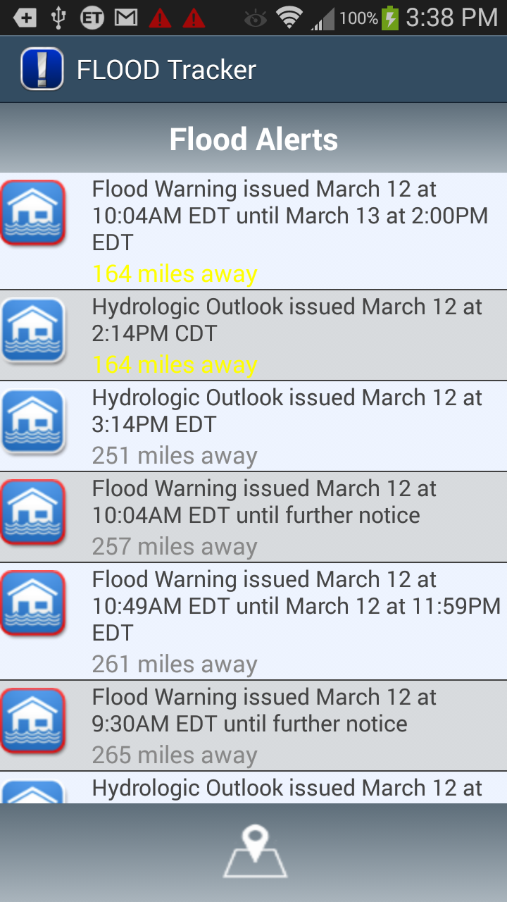 FLOOD Tracker - App on the Amazon Appstore