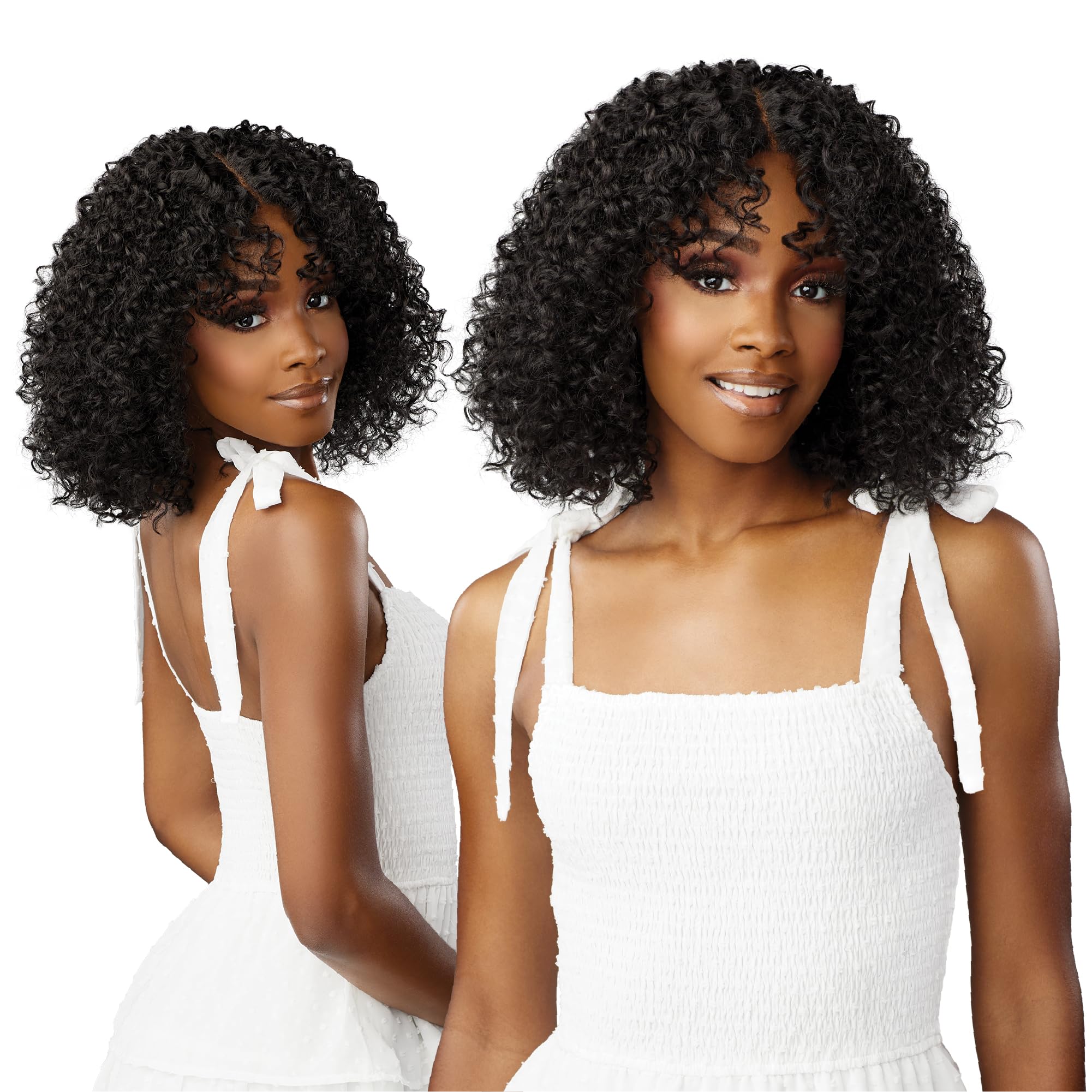 Amazon.com : Sensationnel Dashly lace Front Wig - unit 44 lace curly ...