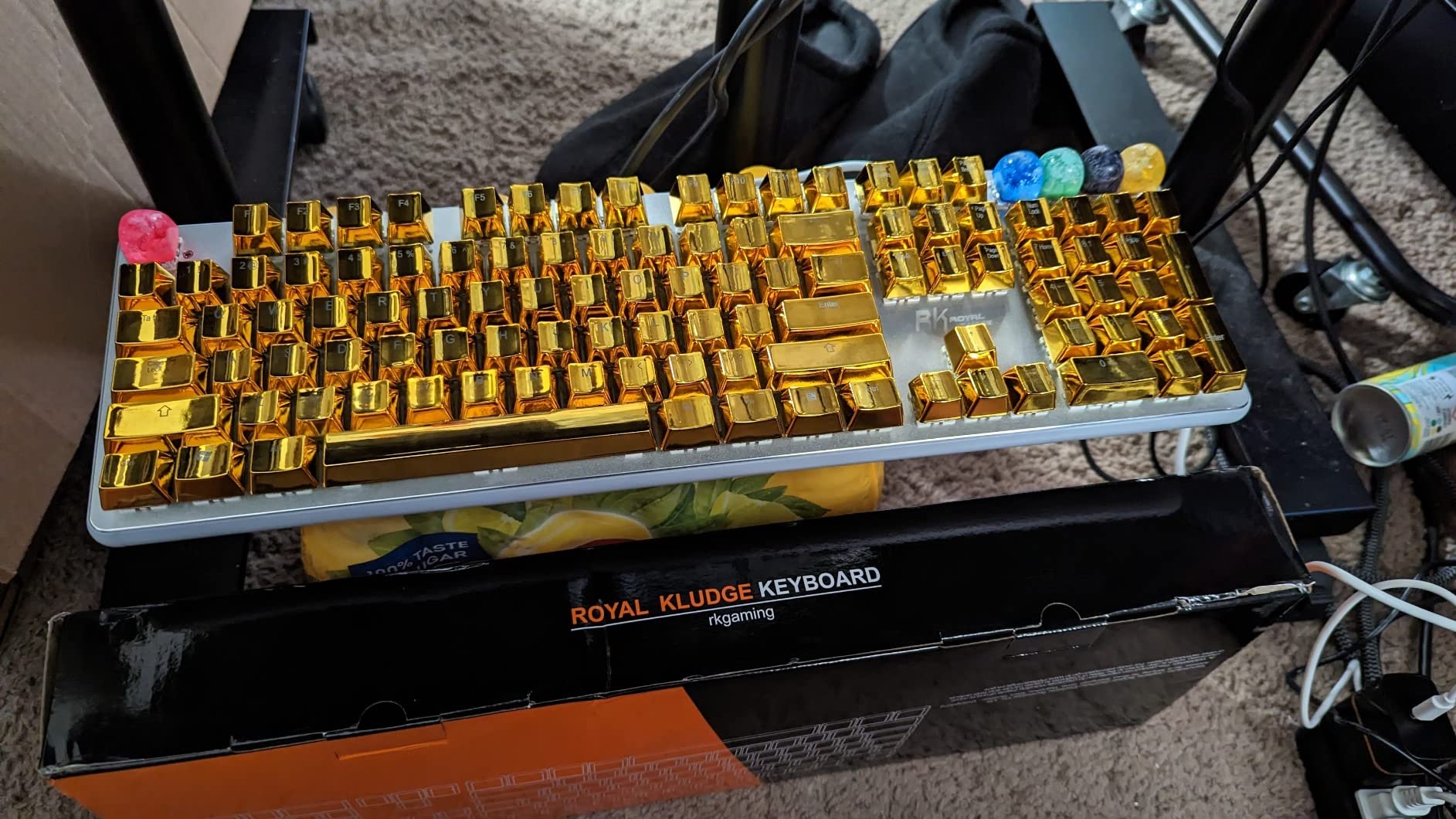 $8/mo - Finance RK ROYAL KLUDGE RK918 Wired Mechanical Keyboard, RGB ...