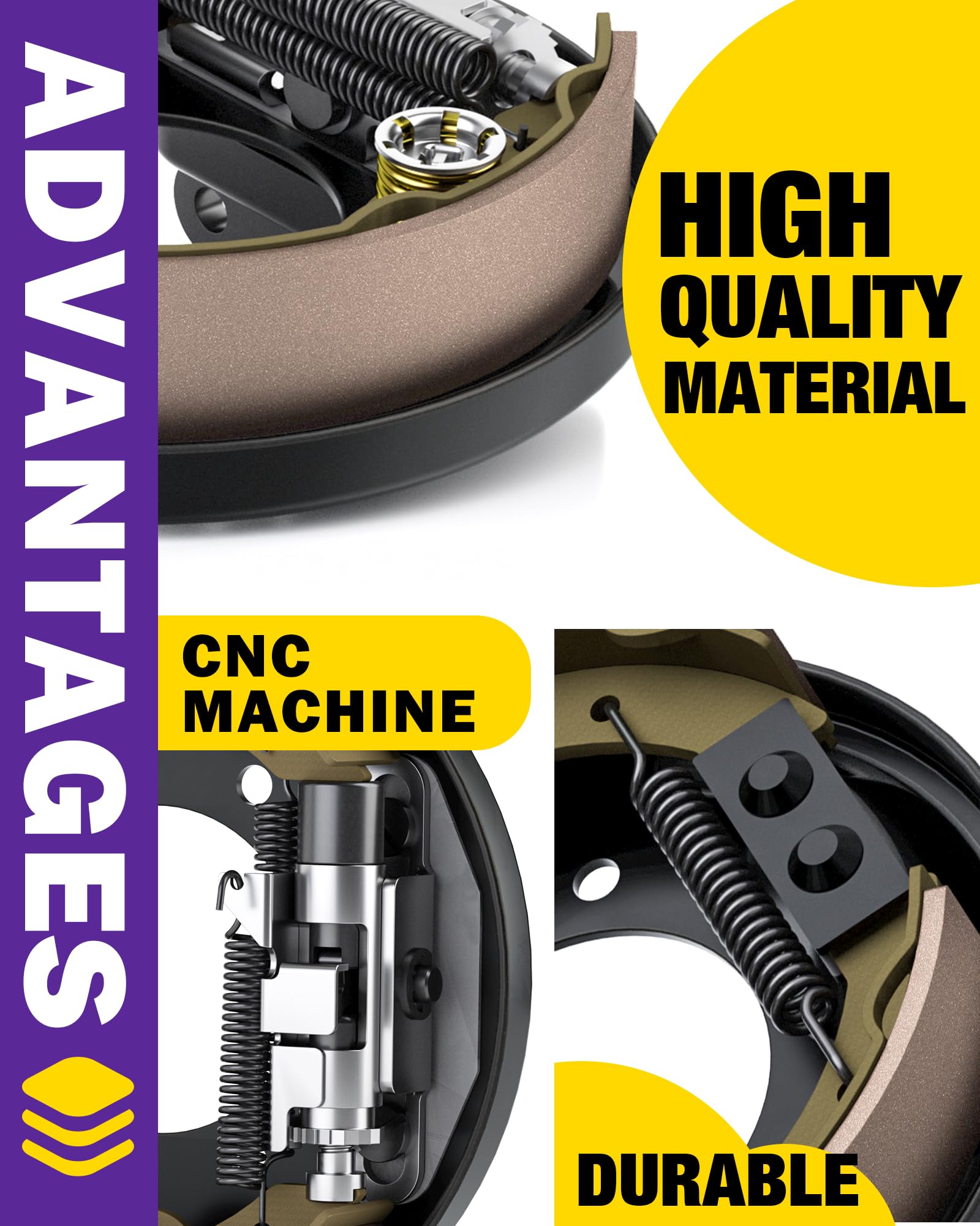 Snapklik.com : HOWBOW EZGO TXT Brake Kit, Golf Cart Brake Assembly