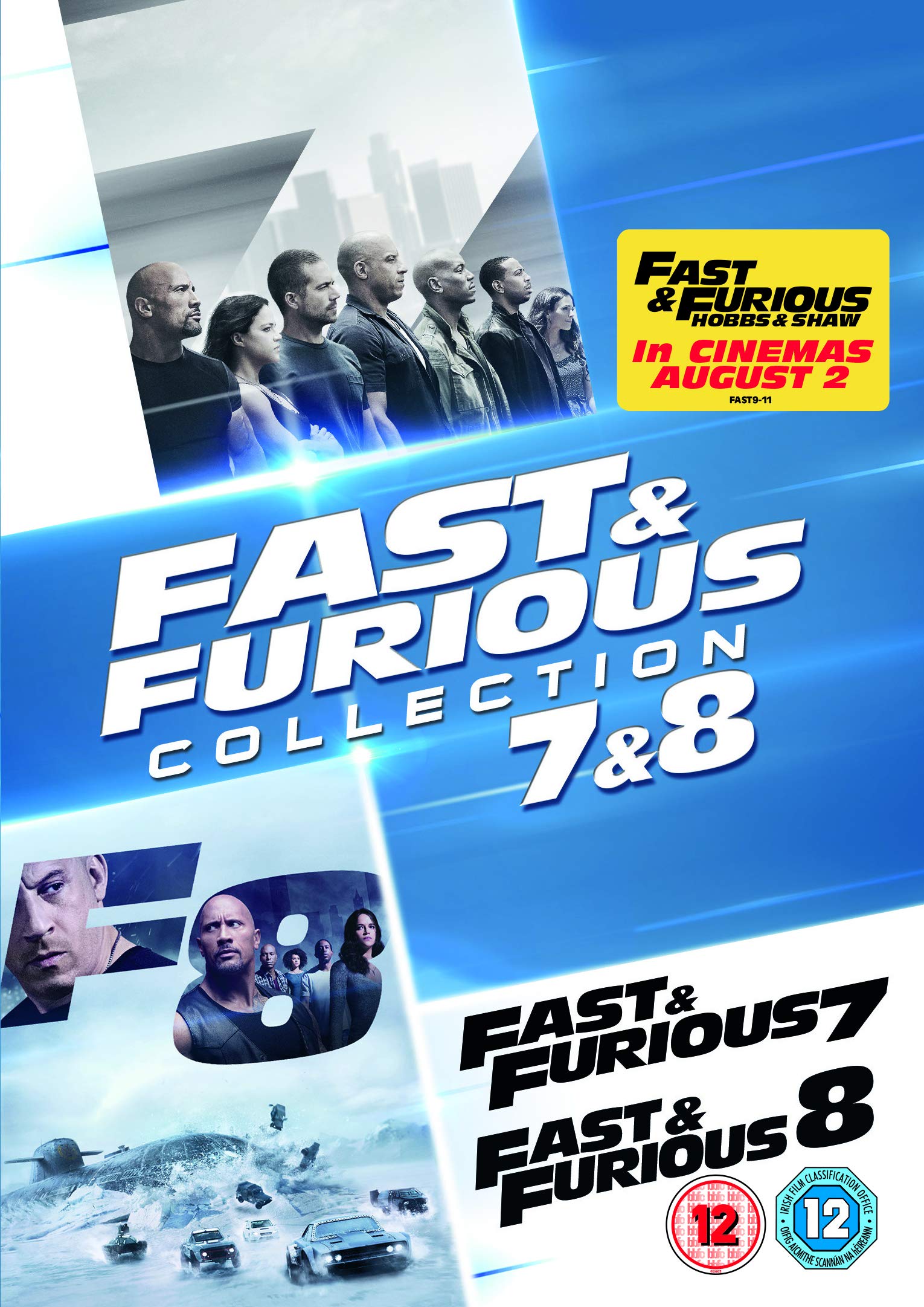 Amazon.com: Fast & Furious 7&8 Collection [DVD] [2019] : Movies & TV
