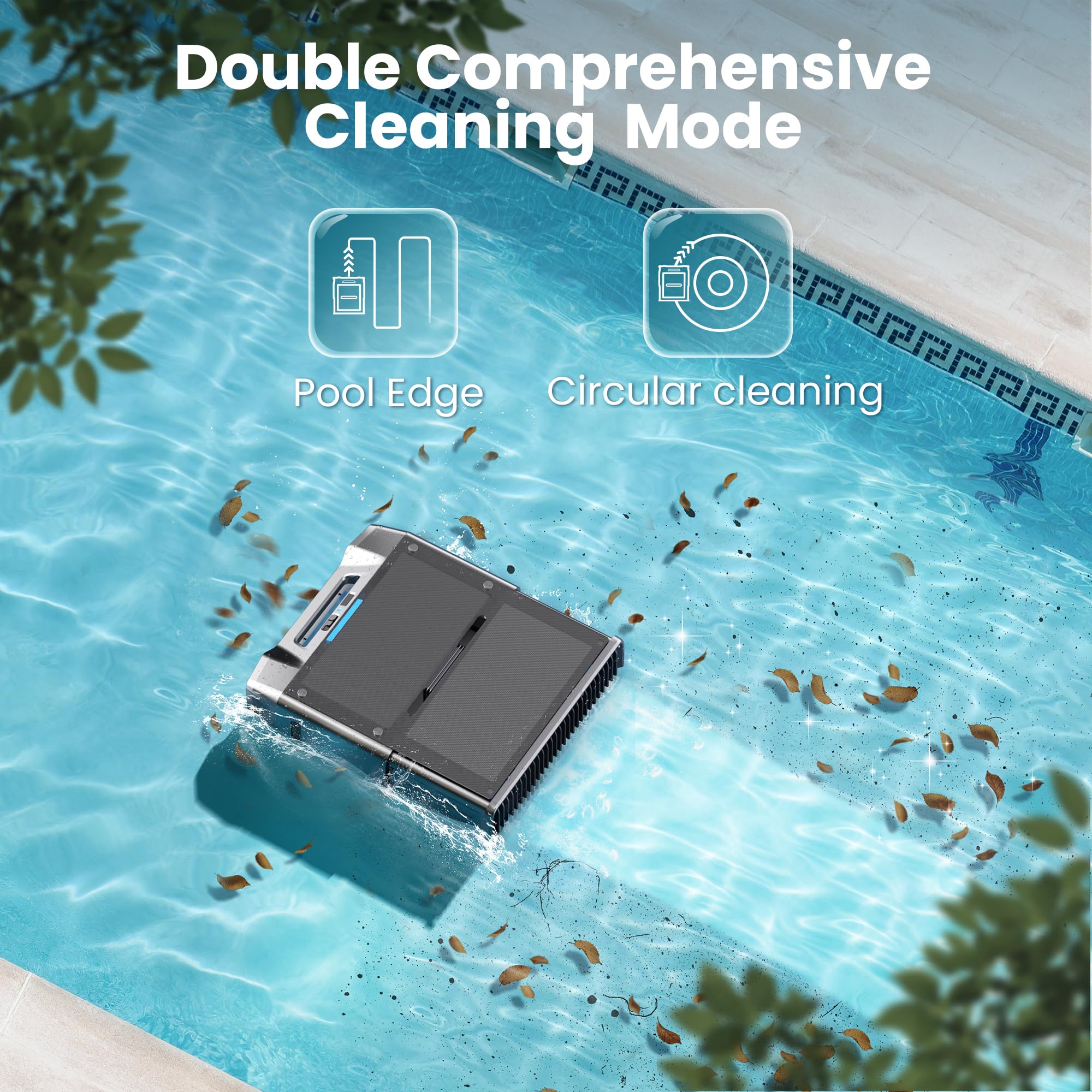 Snapklik.com : Upgraded Version Solar Pool Skimmer, Robotic Pool ...