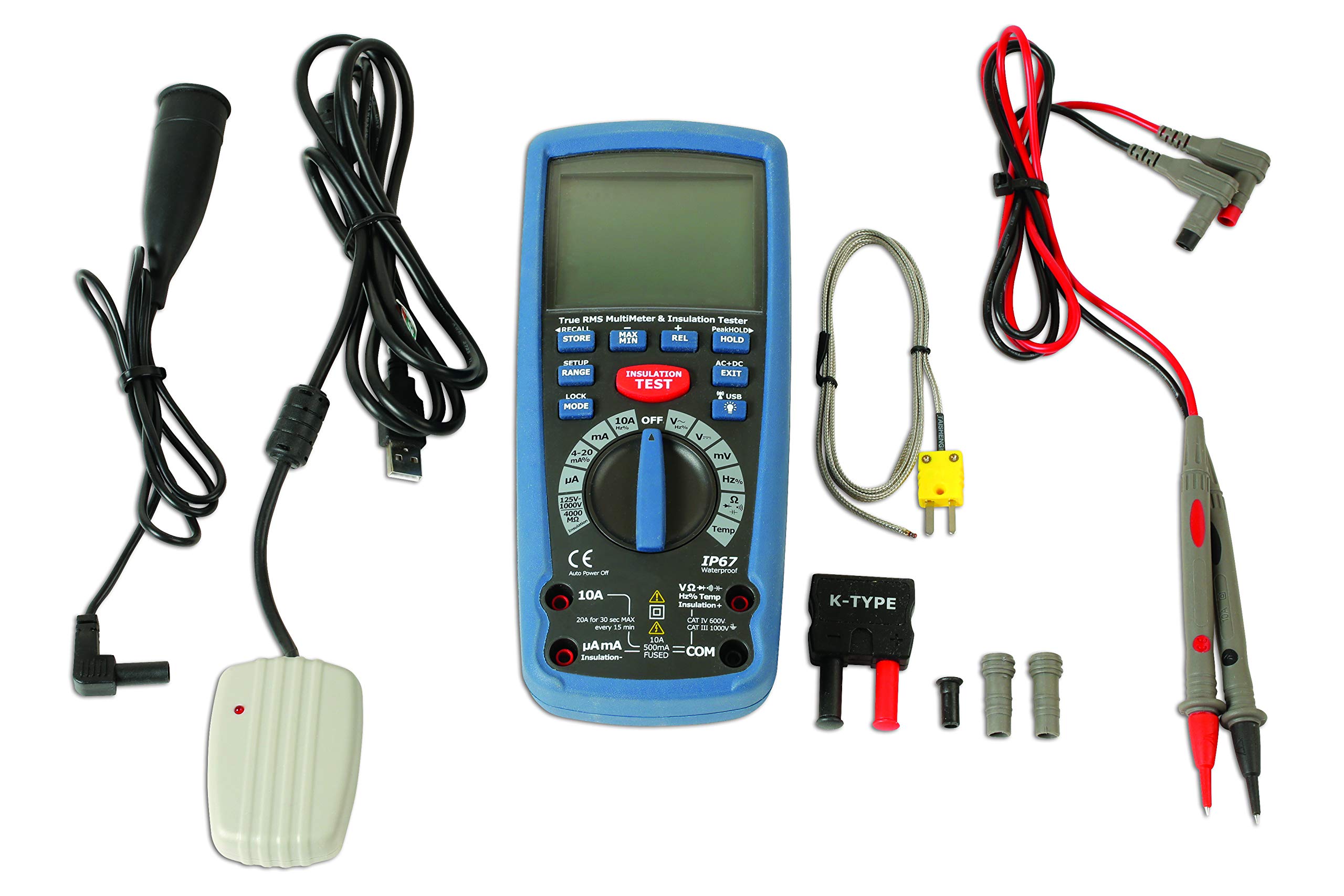 Laser 6550 Insulation Resistance Multimeter CAT III : Amazon.co.uk: DIY ...