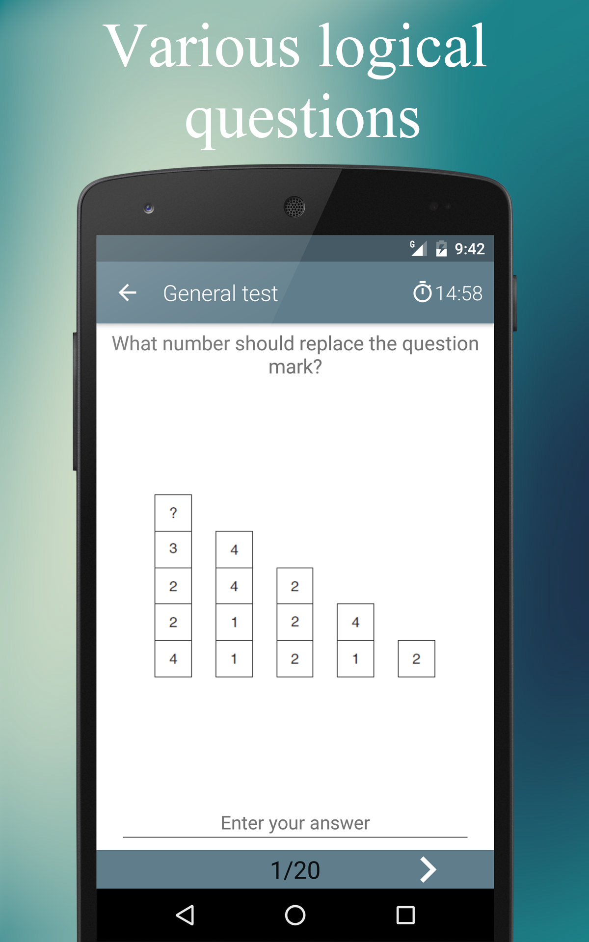 Logical IQ tests - App on Amazon Appstore