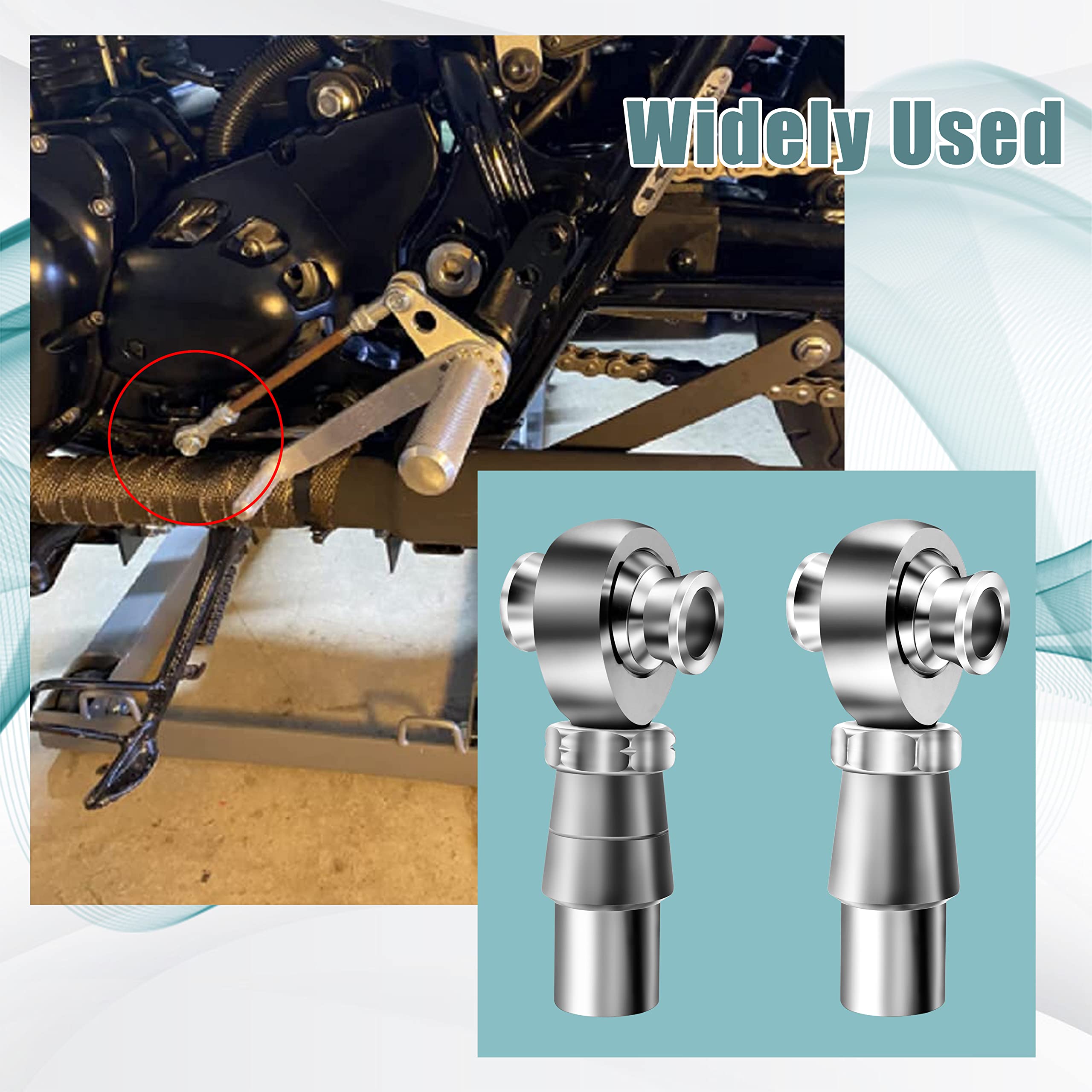 Snapklik.com : 3/4” Heim Joint Rod End Kit, 2 Link 750” Right, And Left ...