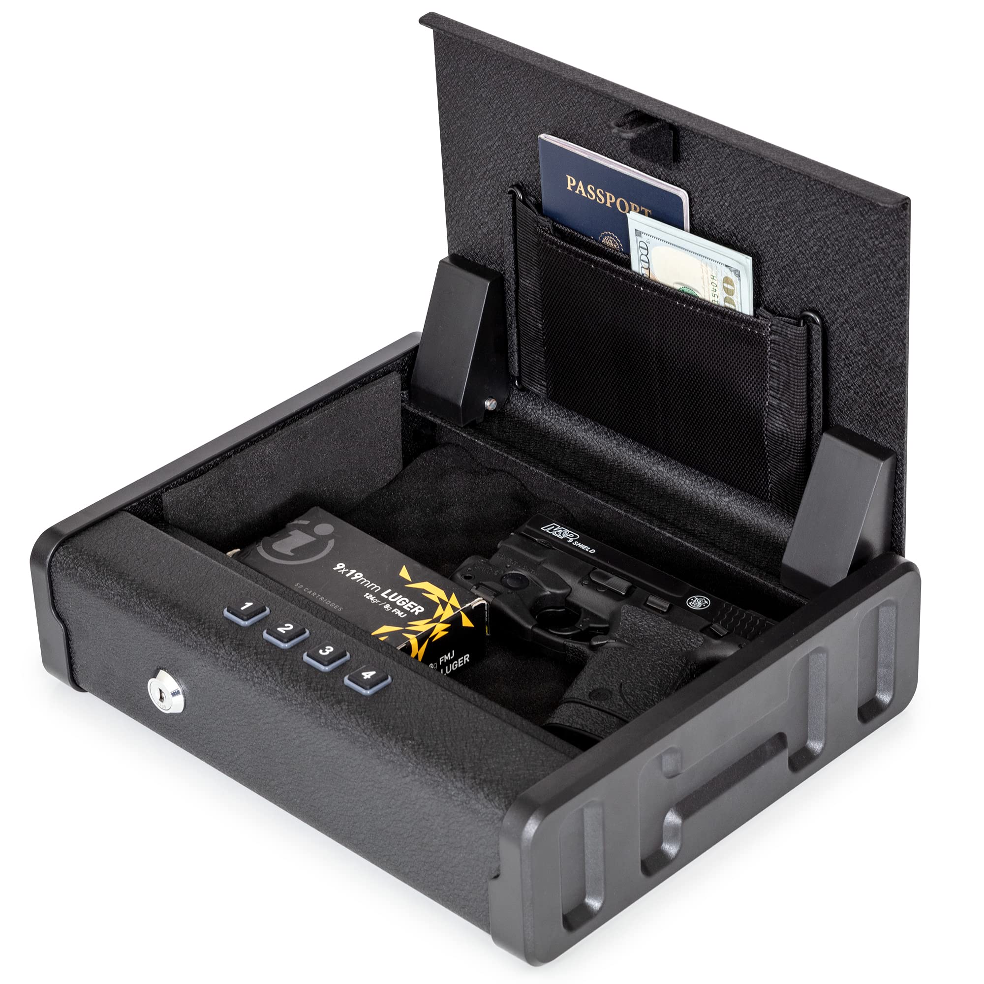Amazon.com: Iron Hawk Gun Safes for Pistols - Digital Quick Access ...