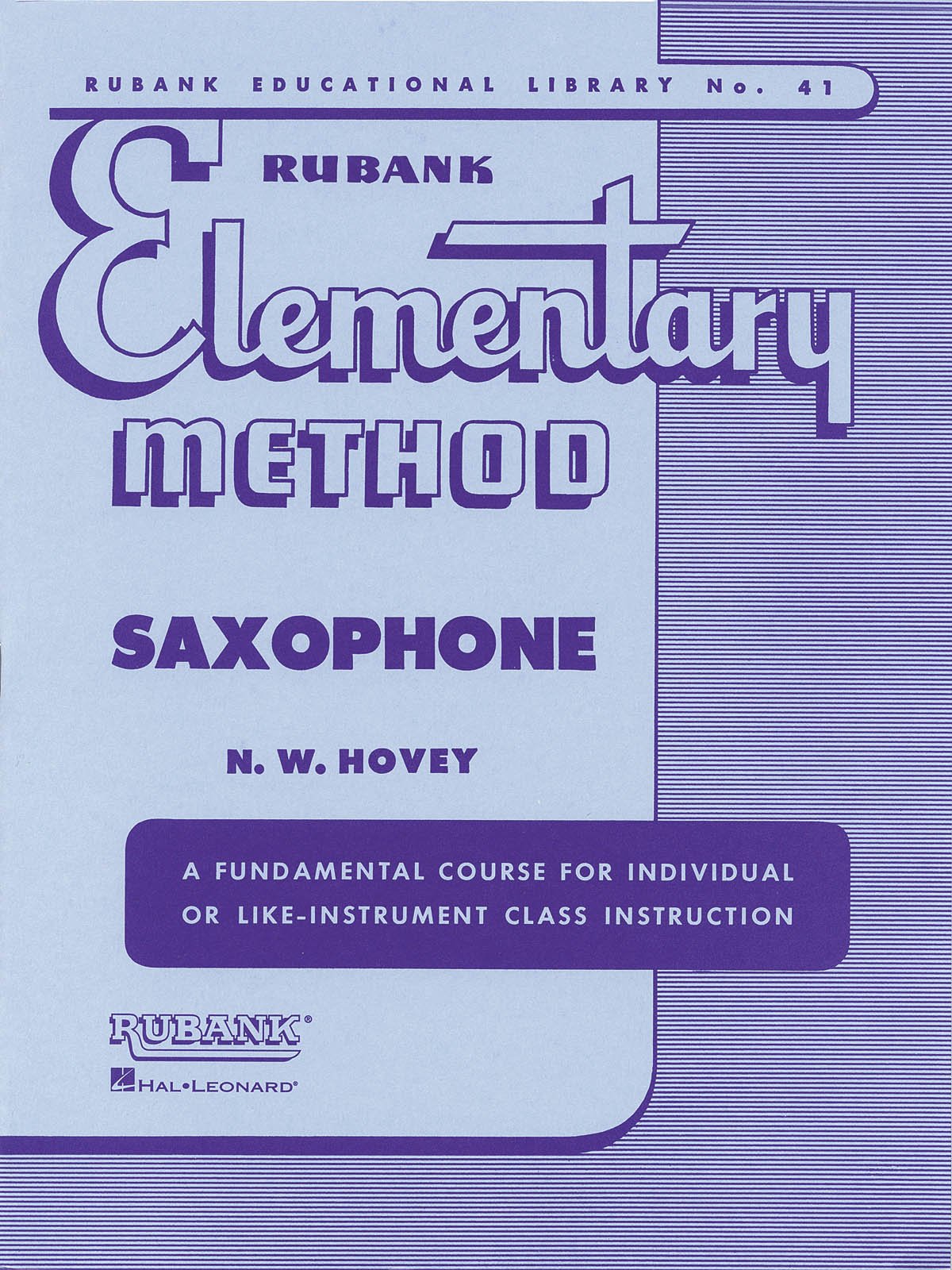 Amazon.com: Rubank Elementary Method - Saxophone (Rubank Educational ...