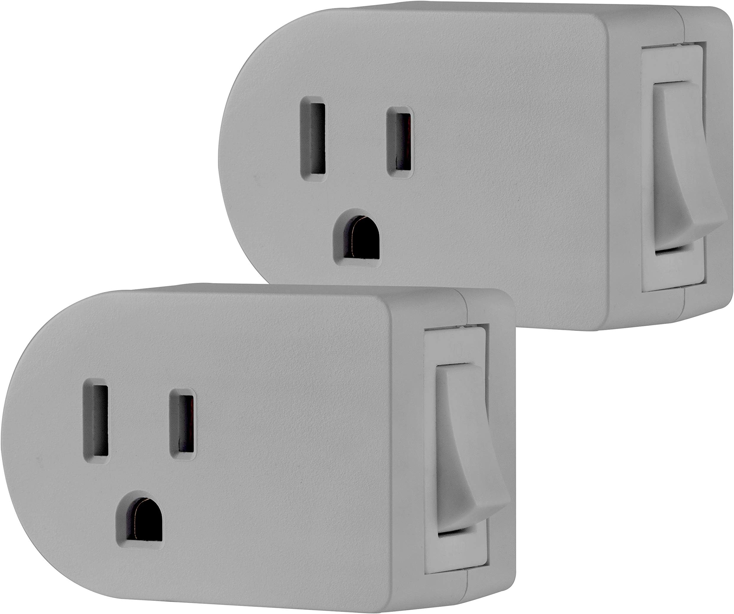 GE Grounded Power Switch, Outlet Extender, 3-Prong, Easy to Install ...