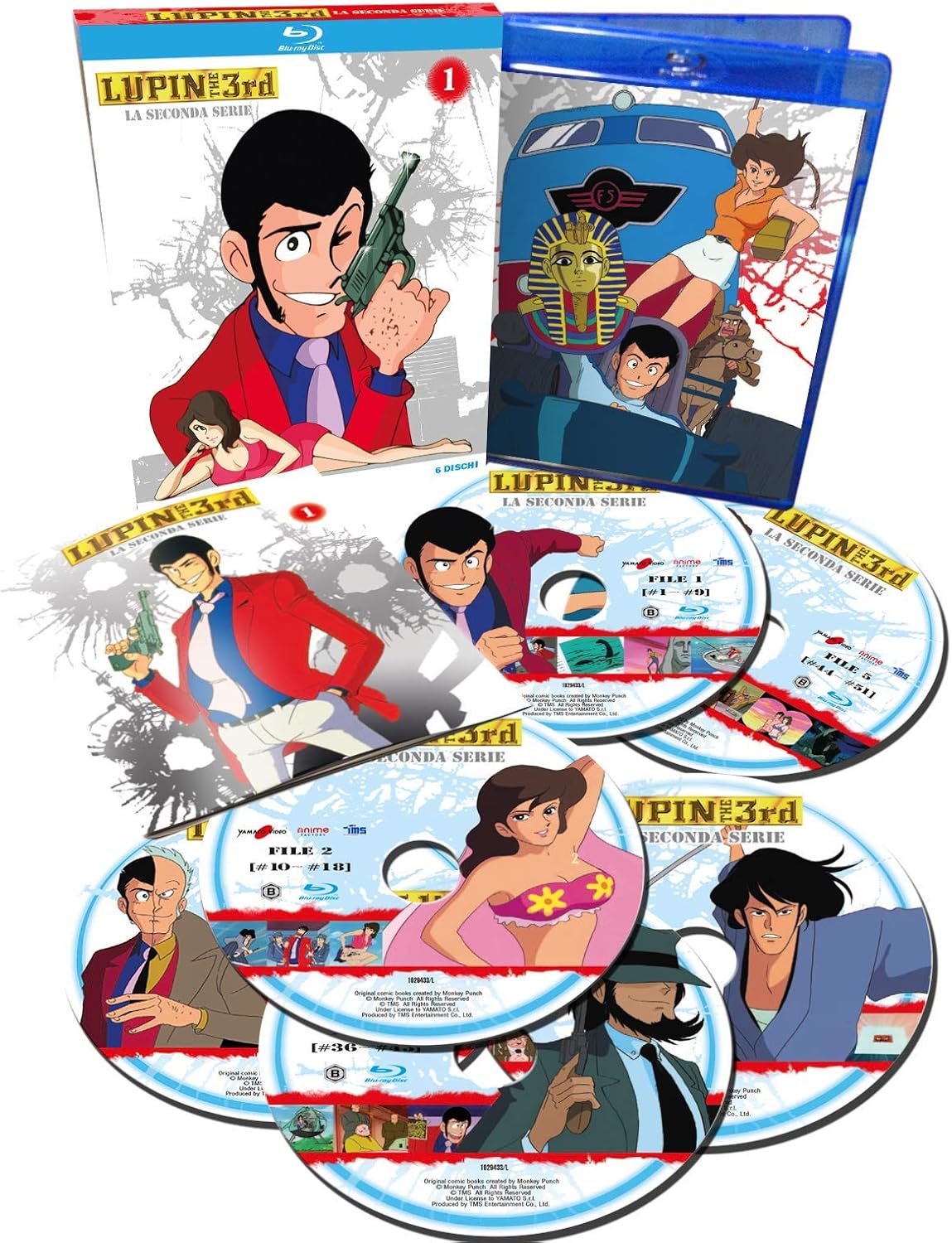 Lupin III - La Seconda Serie -01 (6 Blu-Ray) [Region Free] [Blu-ray ...