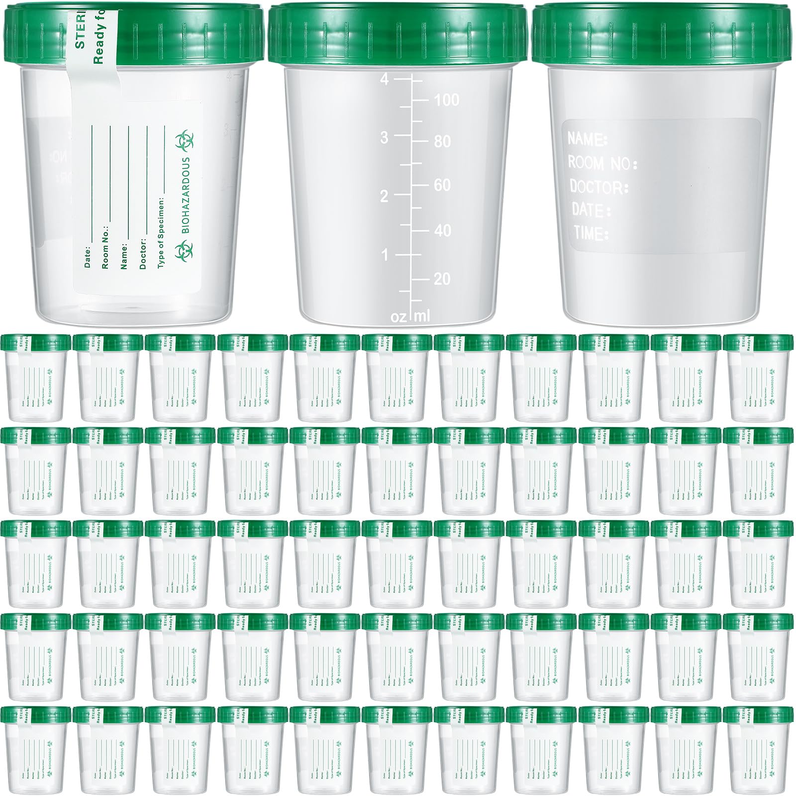 Snapklik.com : Geiserailie 100 Pack Disposable Urine Cup Specimen Cups