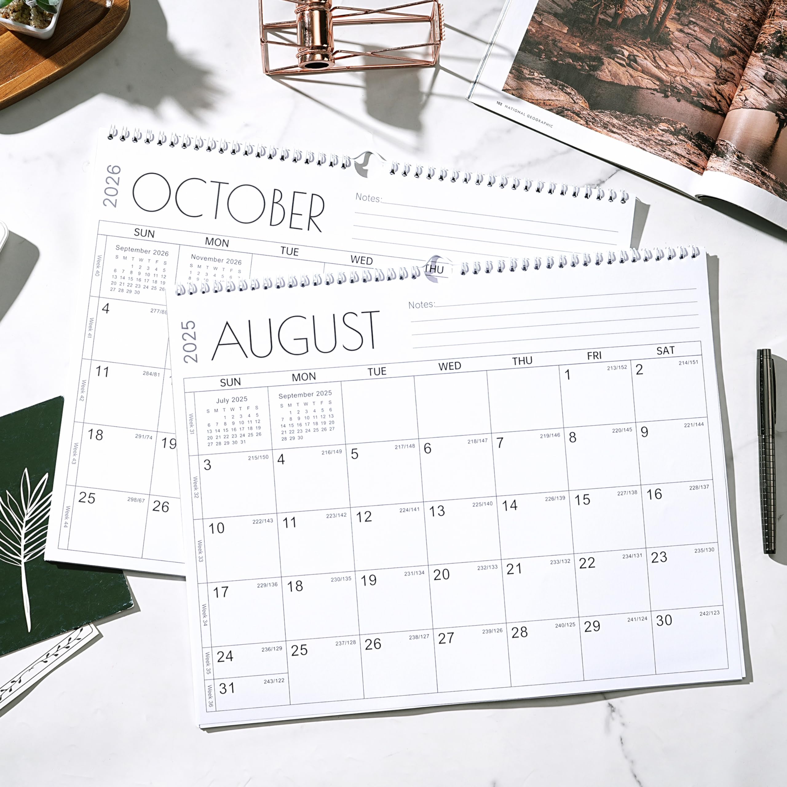 Snapklik.com : 2025-2026 Calendar - 24 Months Wall Calendar 2025-2026 ...