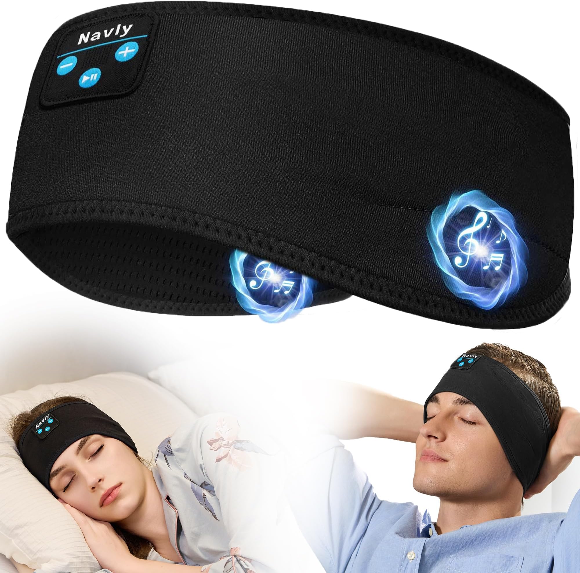 Amazon.com: Sleep Headphones Bluetooth 5.2 Headband, Sleeping ...