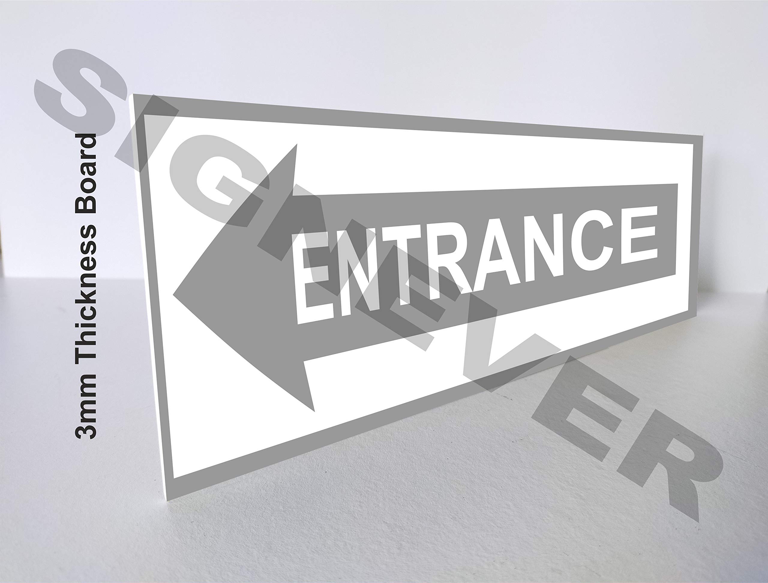 Buy SIGN EVER Entrance Left Side Sign Board Bank Office Hospital School ...