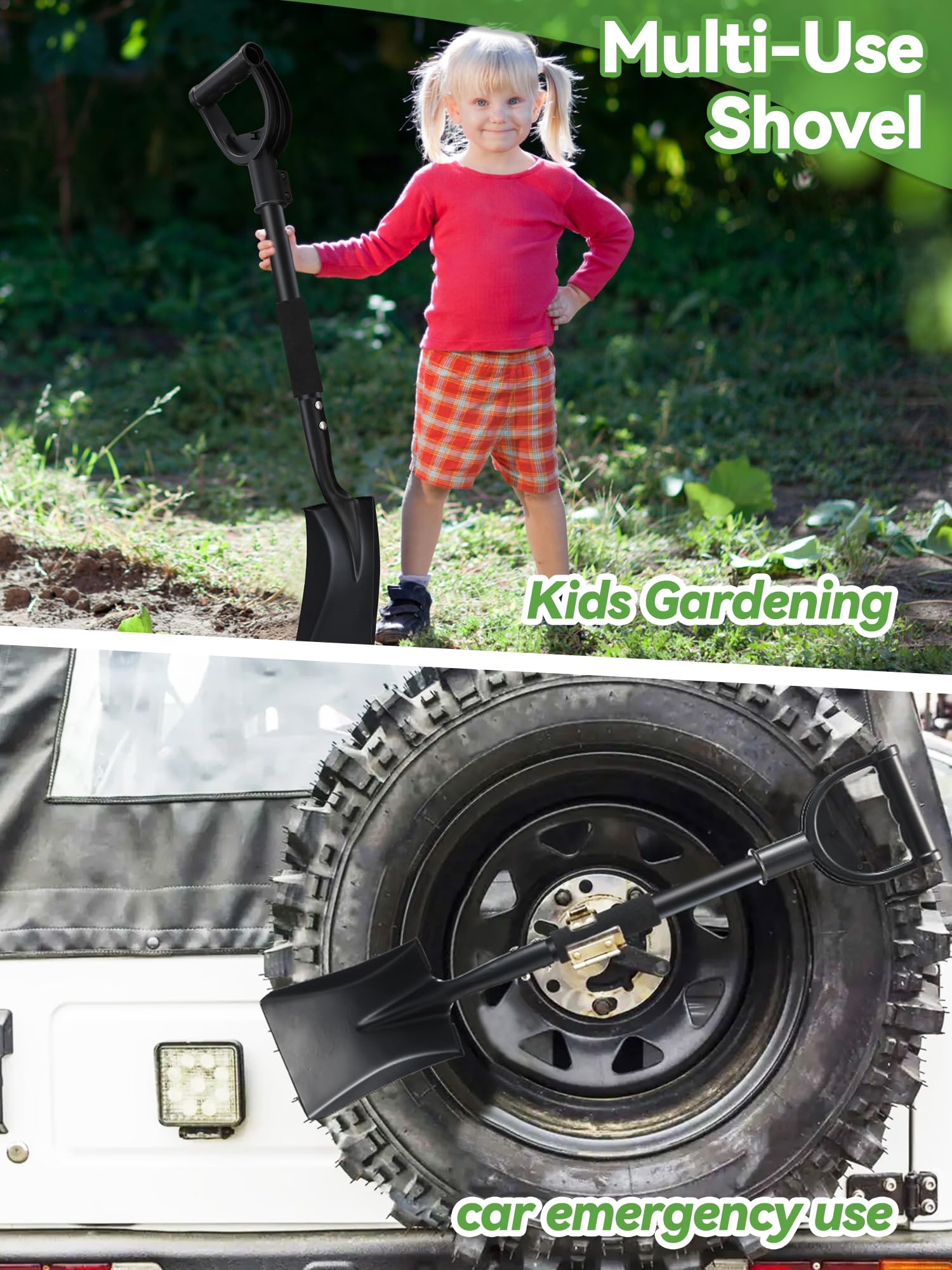 Snapklik.com : Shovel, Garden Shovels For Transferring, 31” Flat Square ...