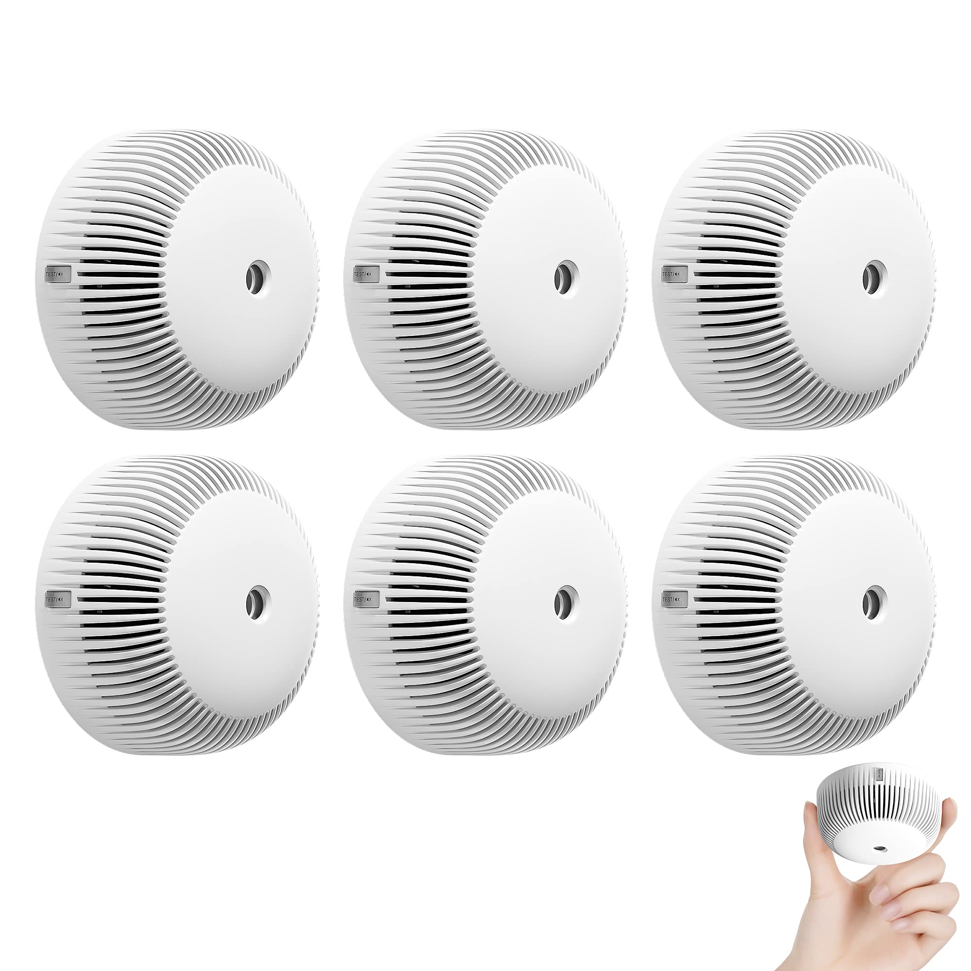 Buy X-Sense Mini Smoke Detector with 10-Year Battery, Fire Alarm with ...