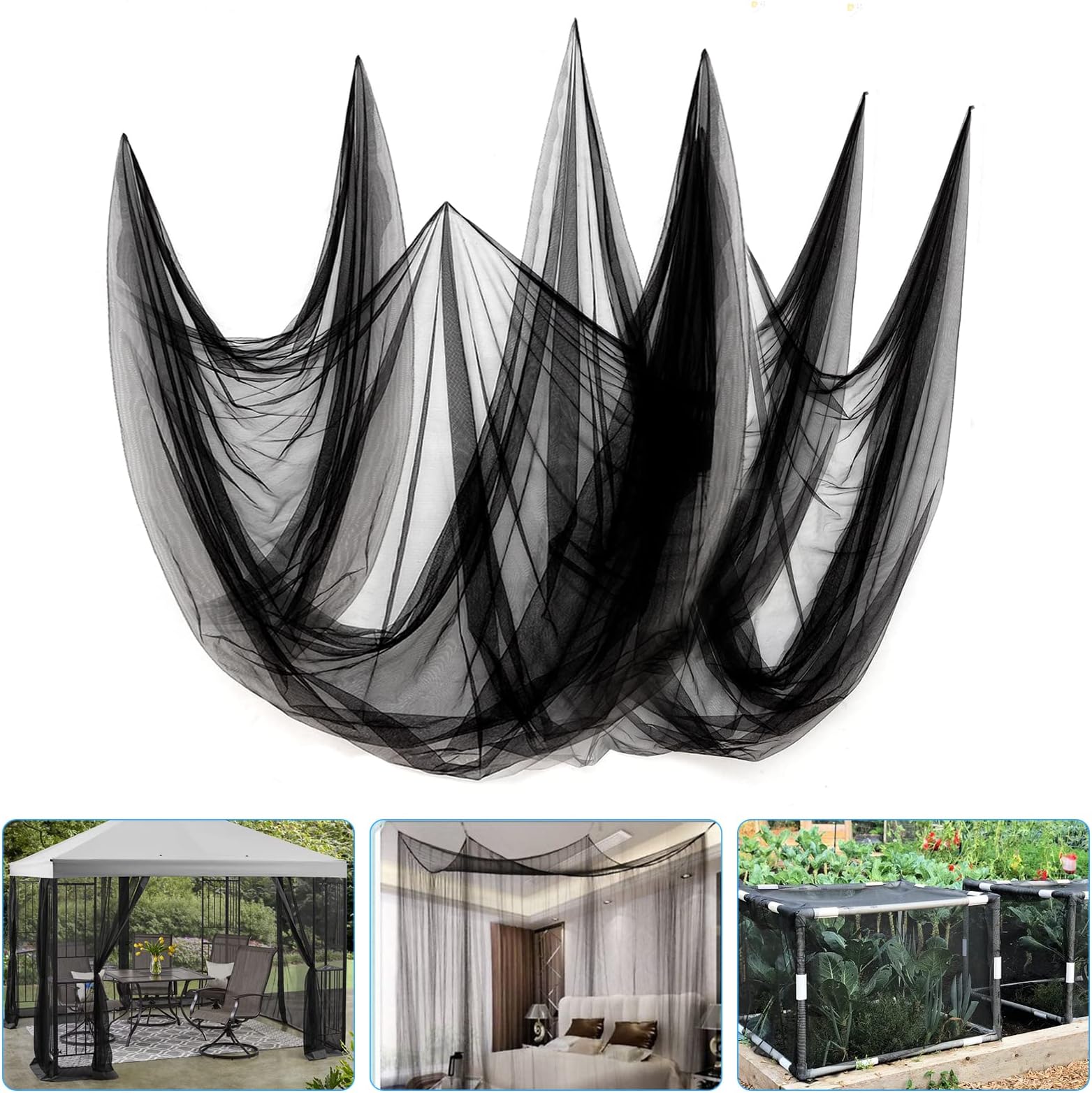 Amazon.com : Stronger Garden Mesh Netting - 20 x 10 ft PPT Nano ...