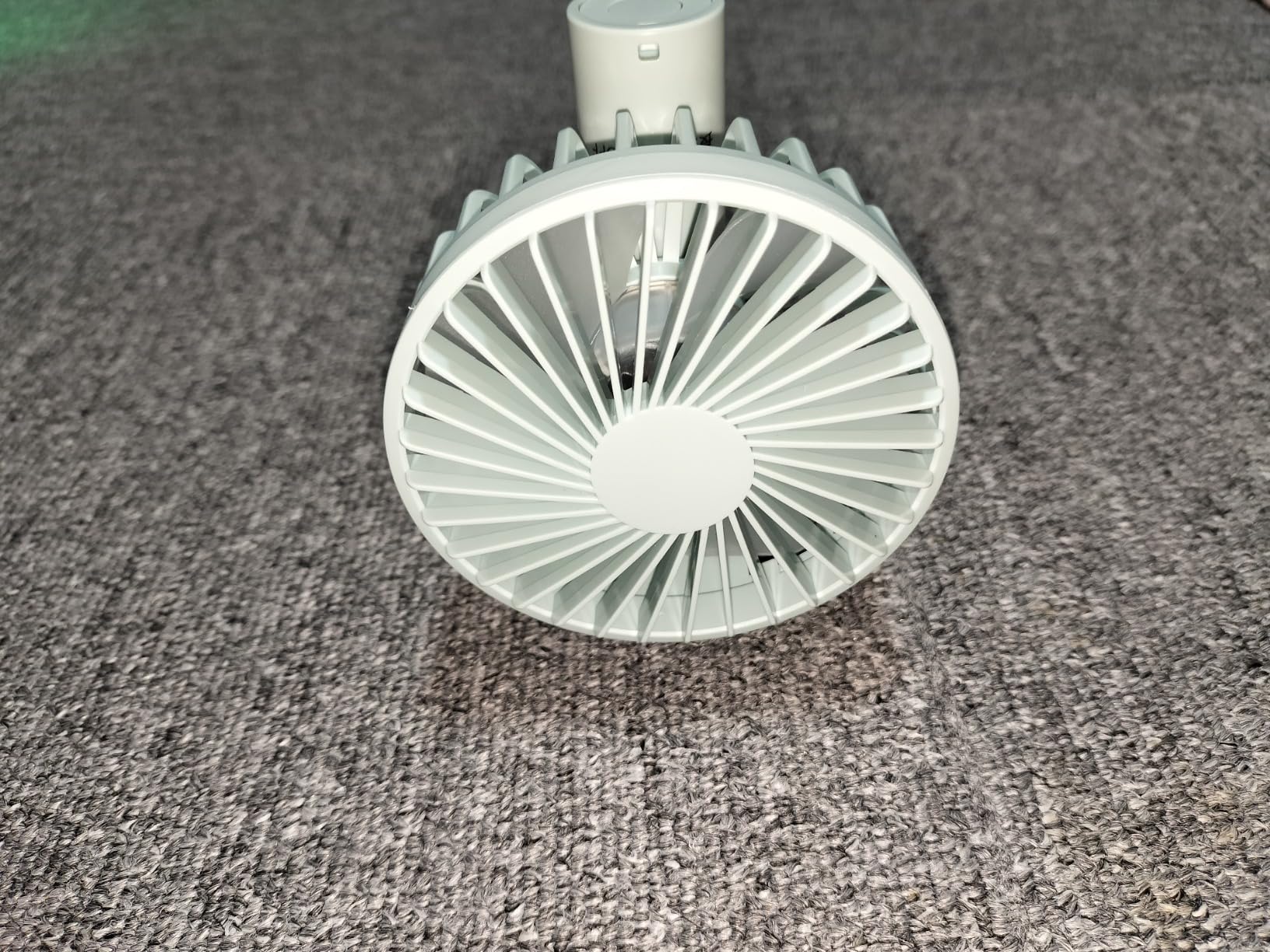 Amazon.co.jp: Smaly 3-Way Handy Fan, Gray, Portable Fan, 5 Levels of ...